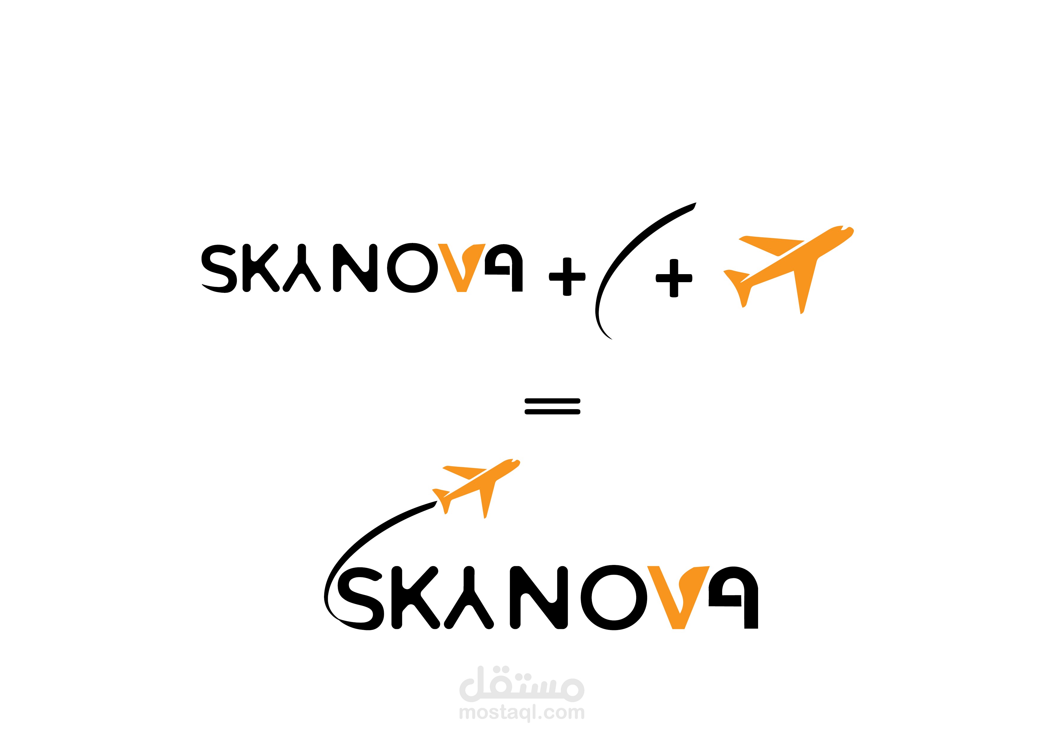 هوية بصرية لشركة طيران | مستقل