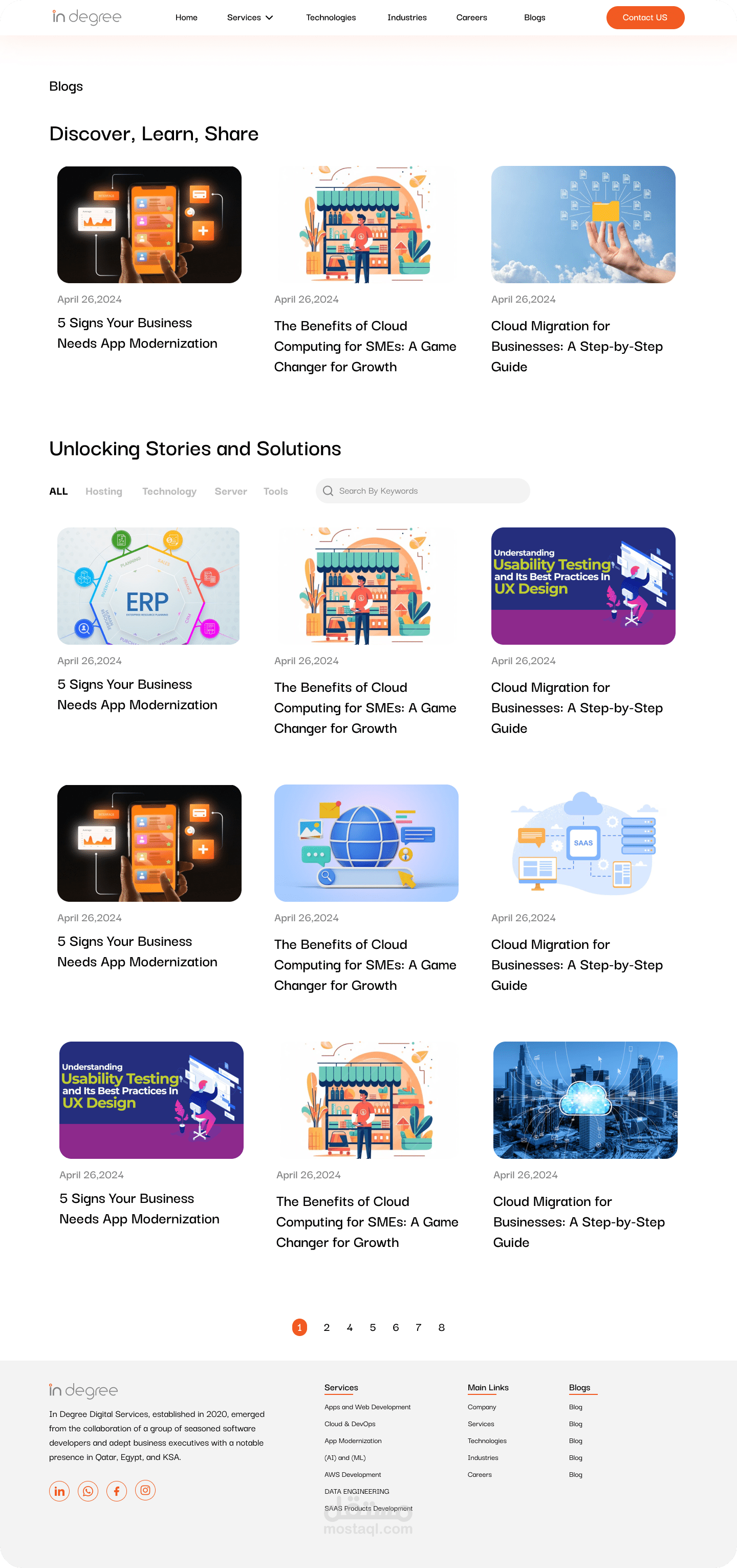 indegree website | مستقل