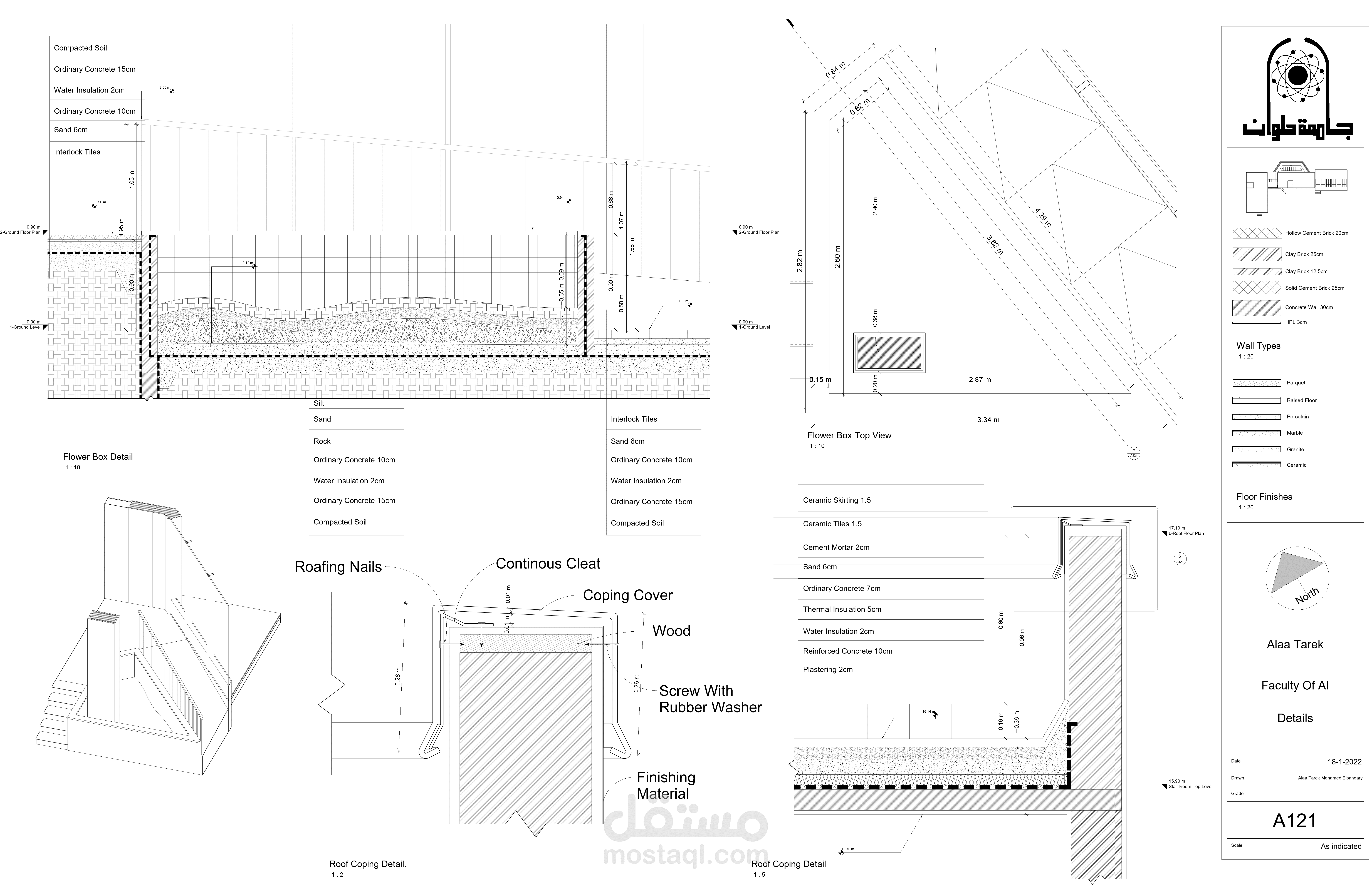 Faculty of AI working drawings project by BIM system | مستقل