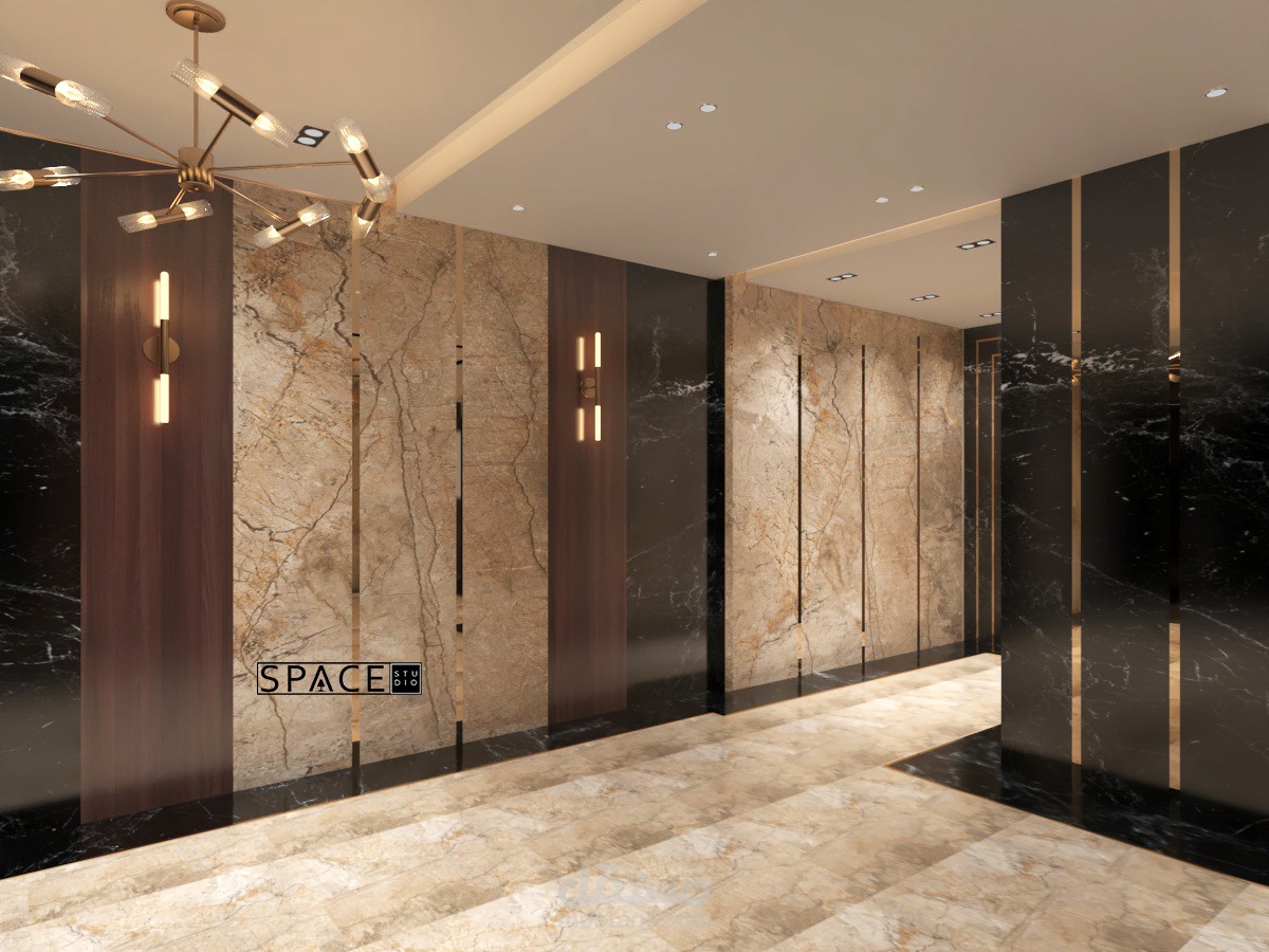 Residential Tower Entrance | مستقل