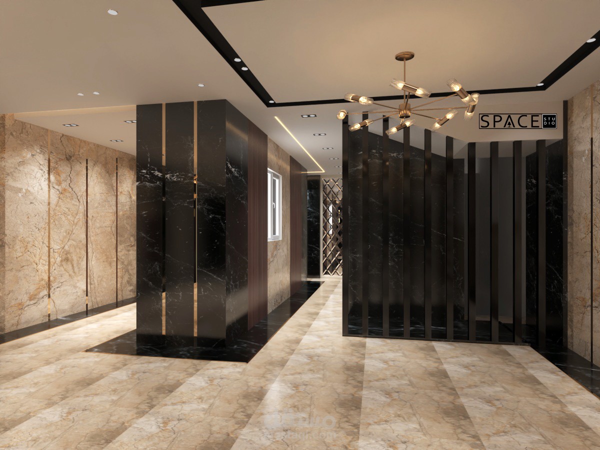 Residential Tower Entrance | مستقل