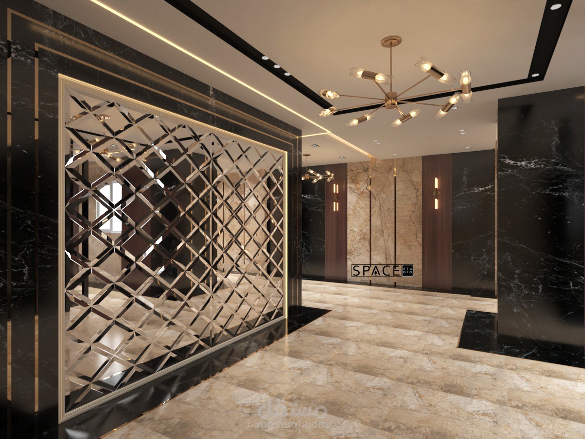 Residential Tower Entrance | مستقل