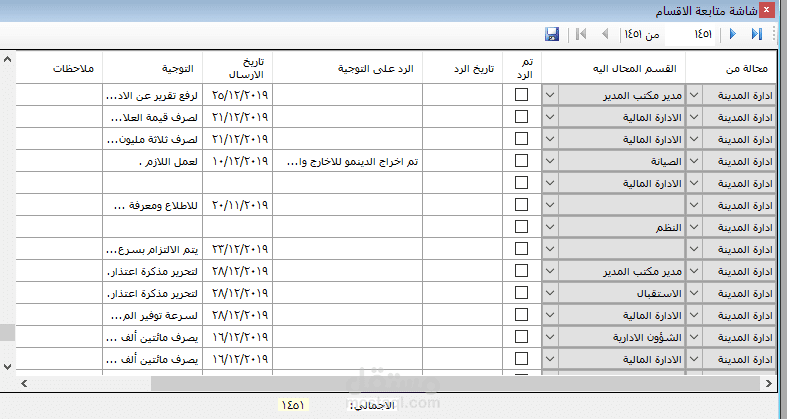 نظام الارشفة الالكترونية (Electronic Archives System) الصادر والوارد ...