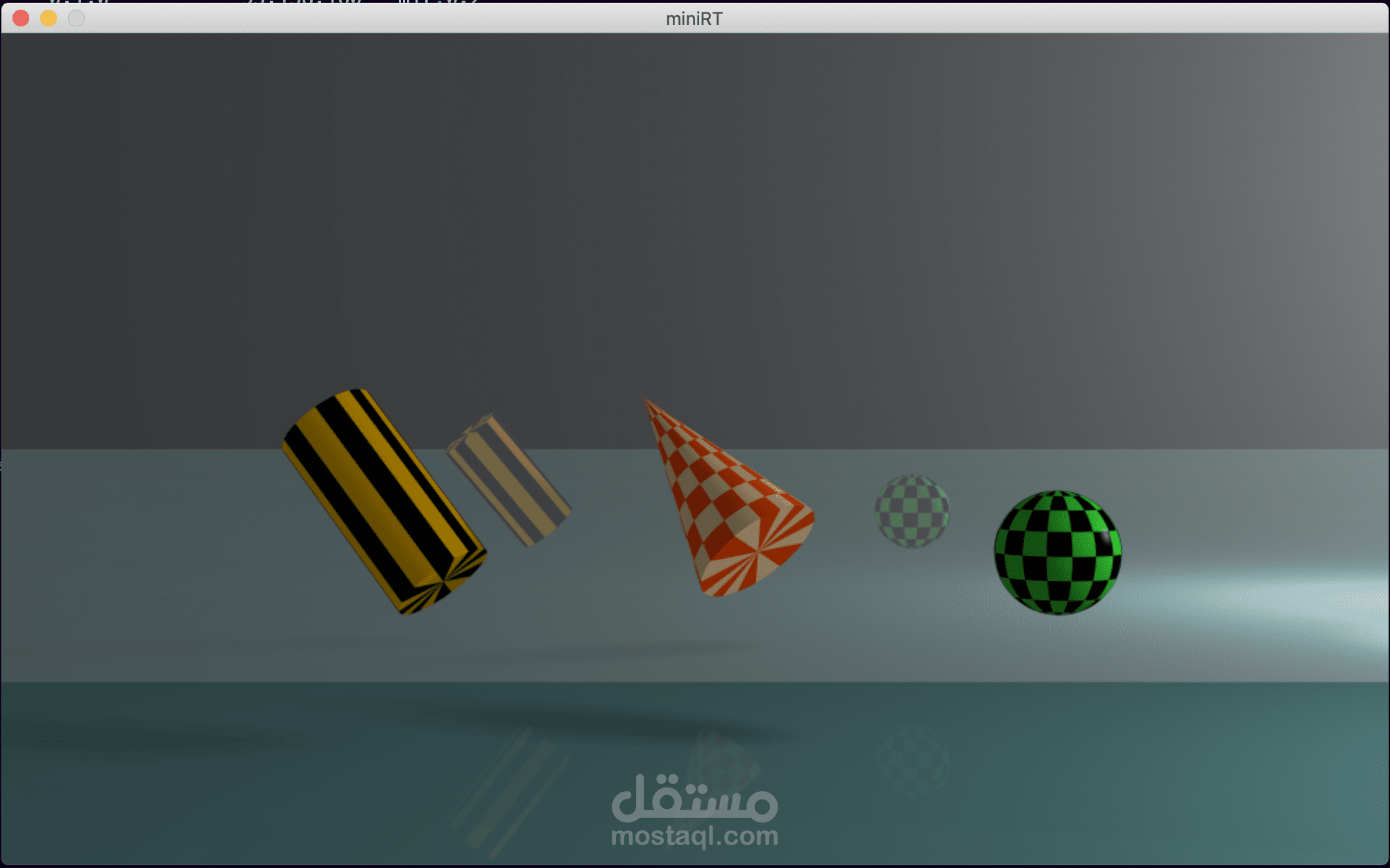MiniRT (Mini Ray Tracer) | مستقل