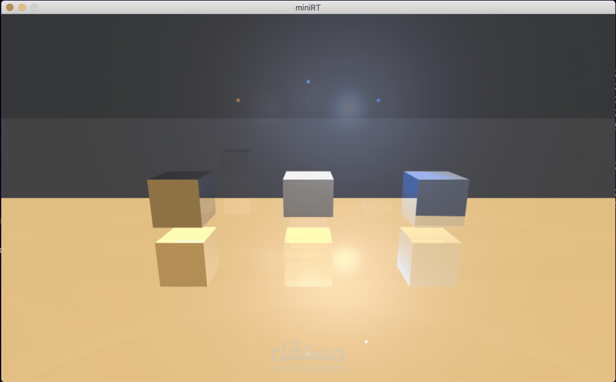 MiniRT (Mini Ray Tracer) | مستقل