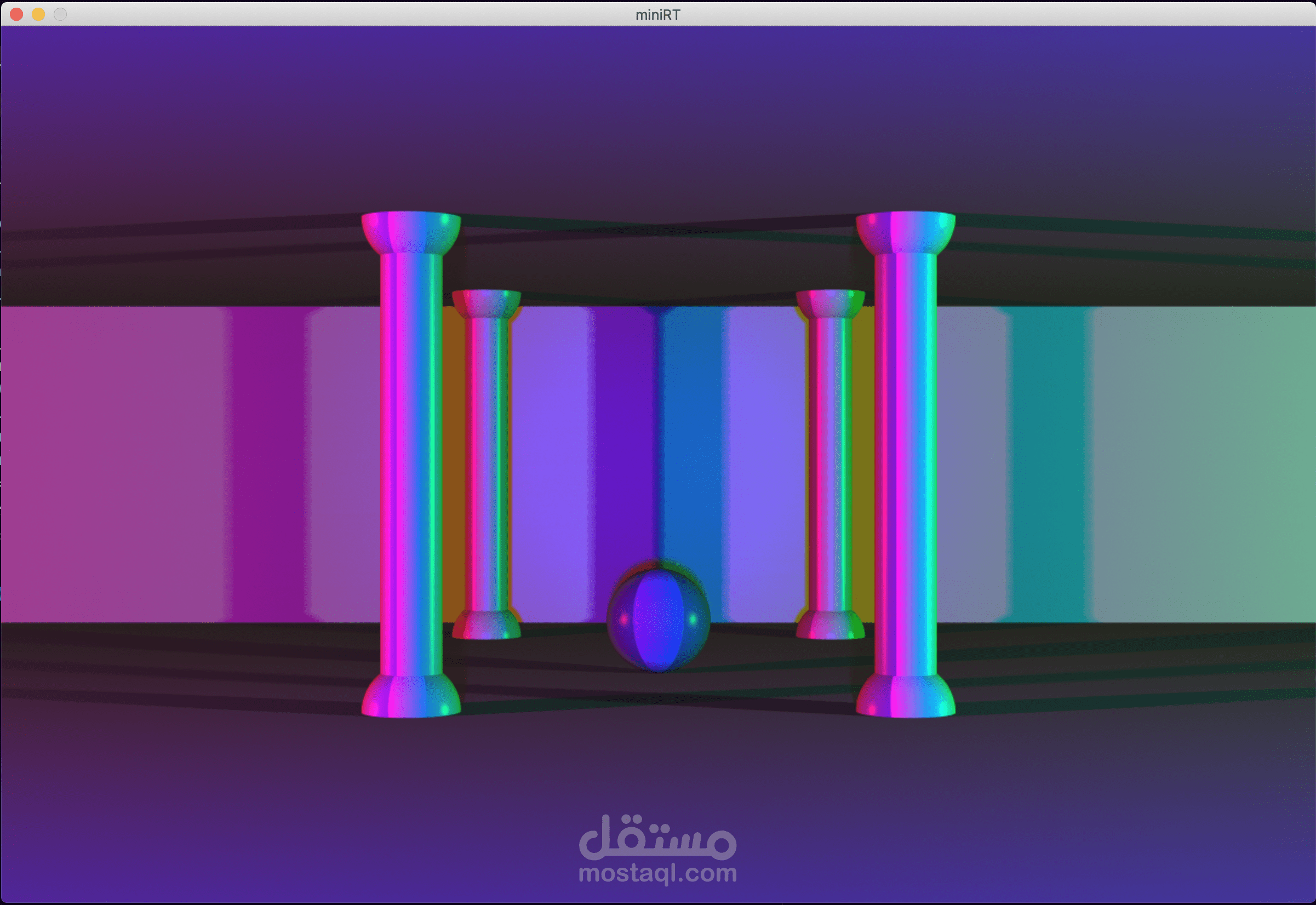 MiniRT (Mini Ray Tracer) | مستقل