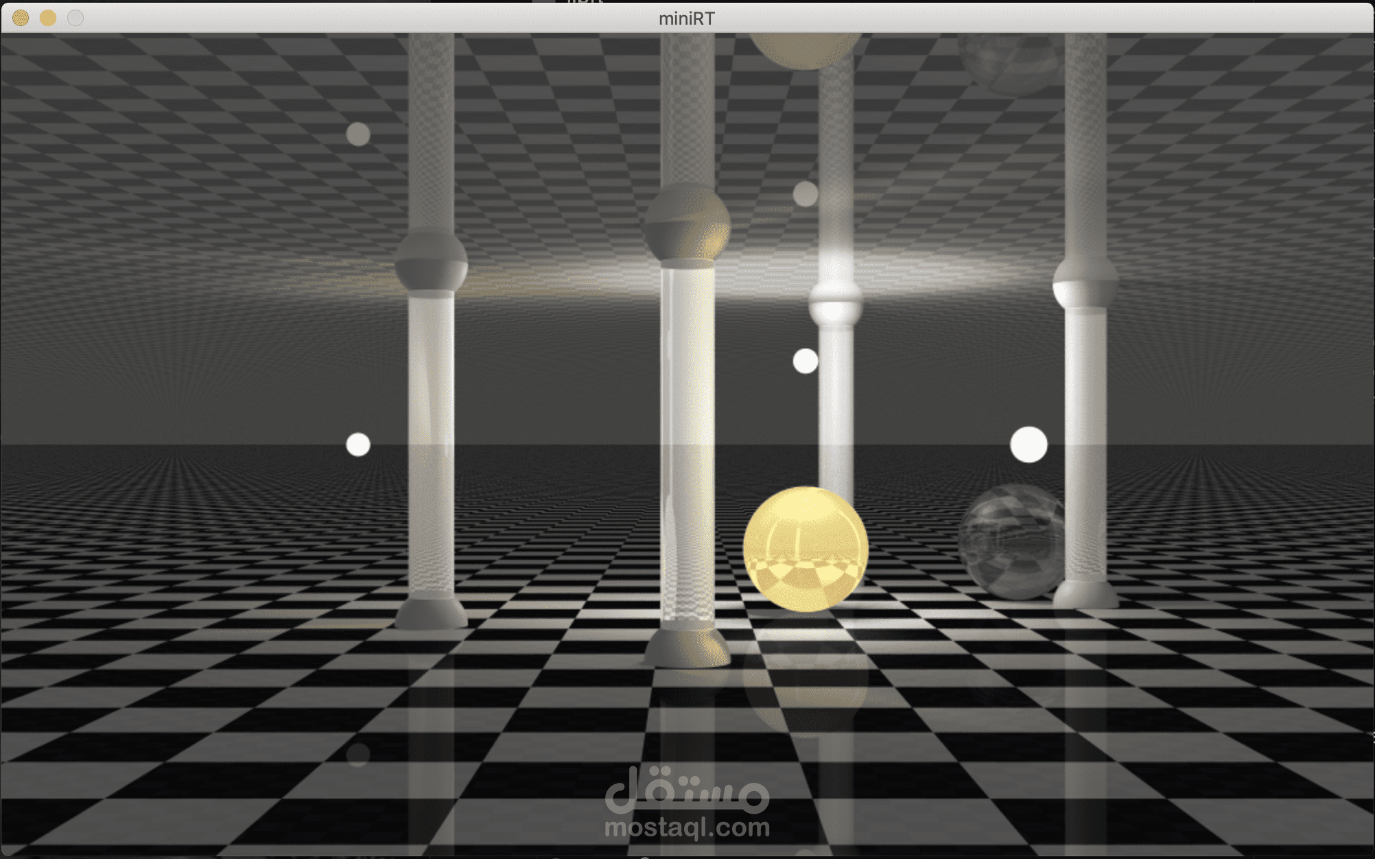 MiniRT (Mini Ray Tracer) | مستقل