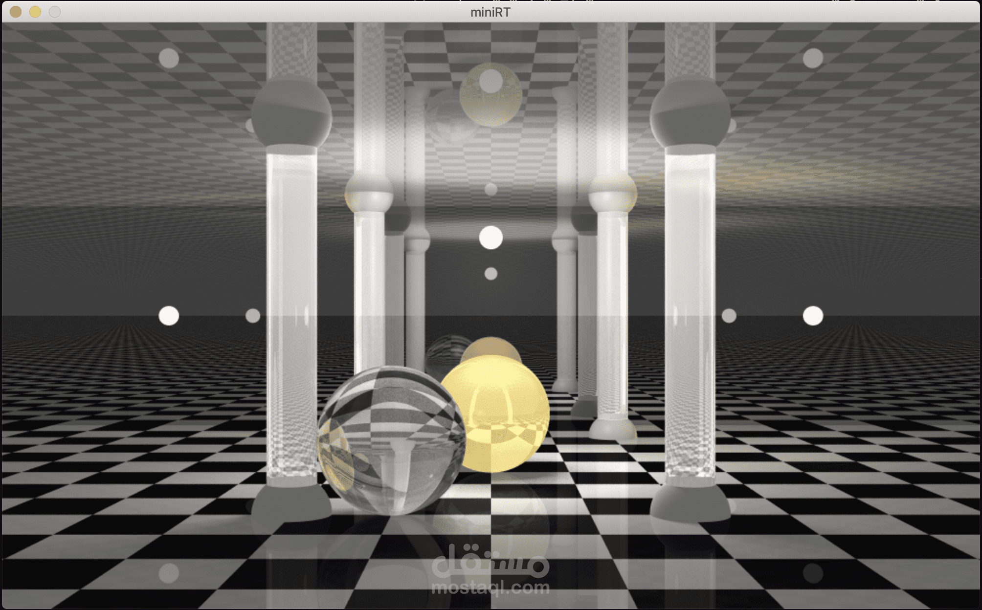 MiniRT (Mini Ray Tracer) | مستقل