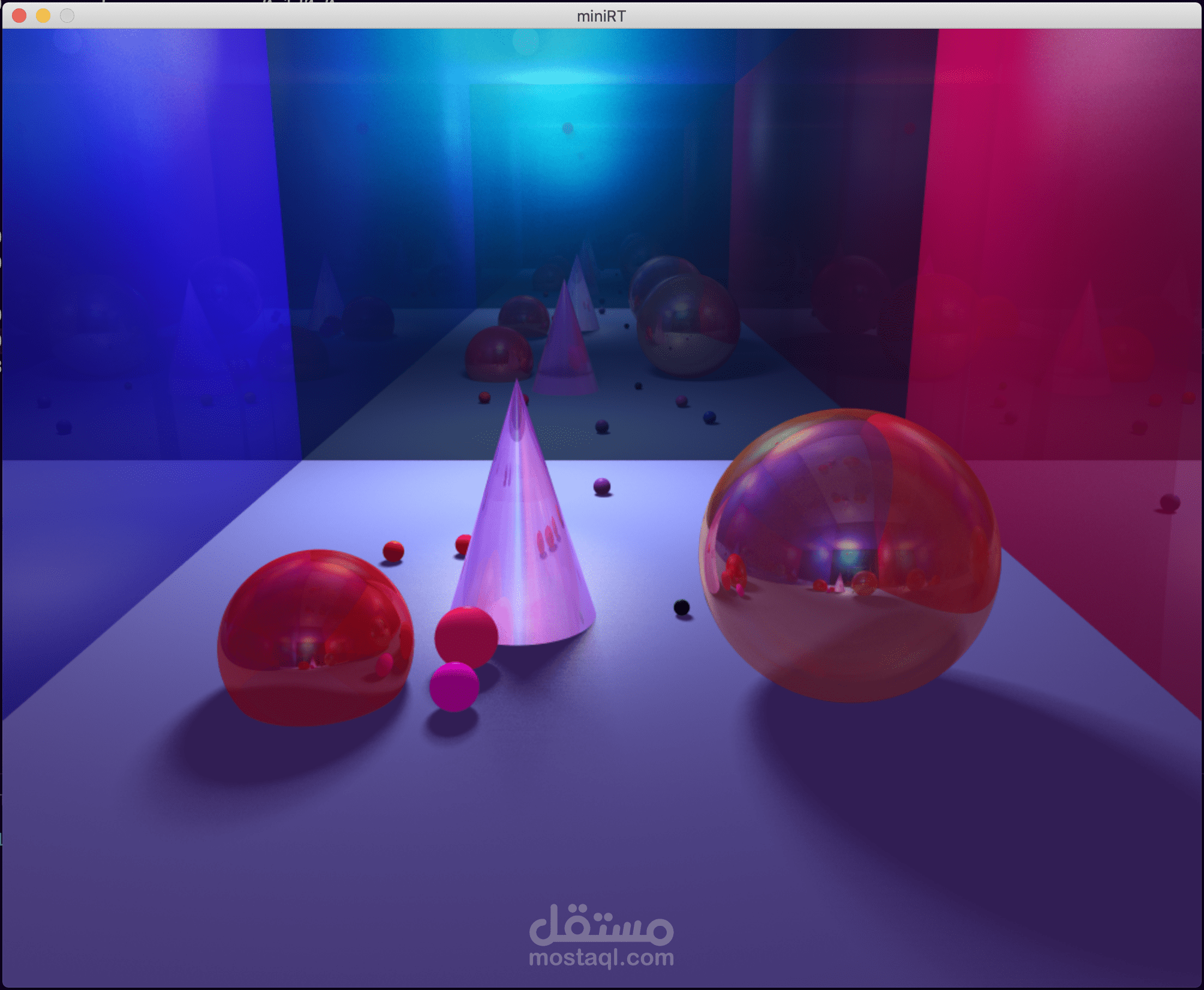 MiniRT (Mini Ray Tracer) | مستقل
