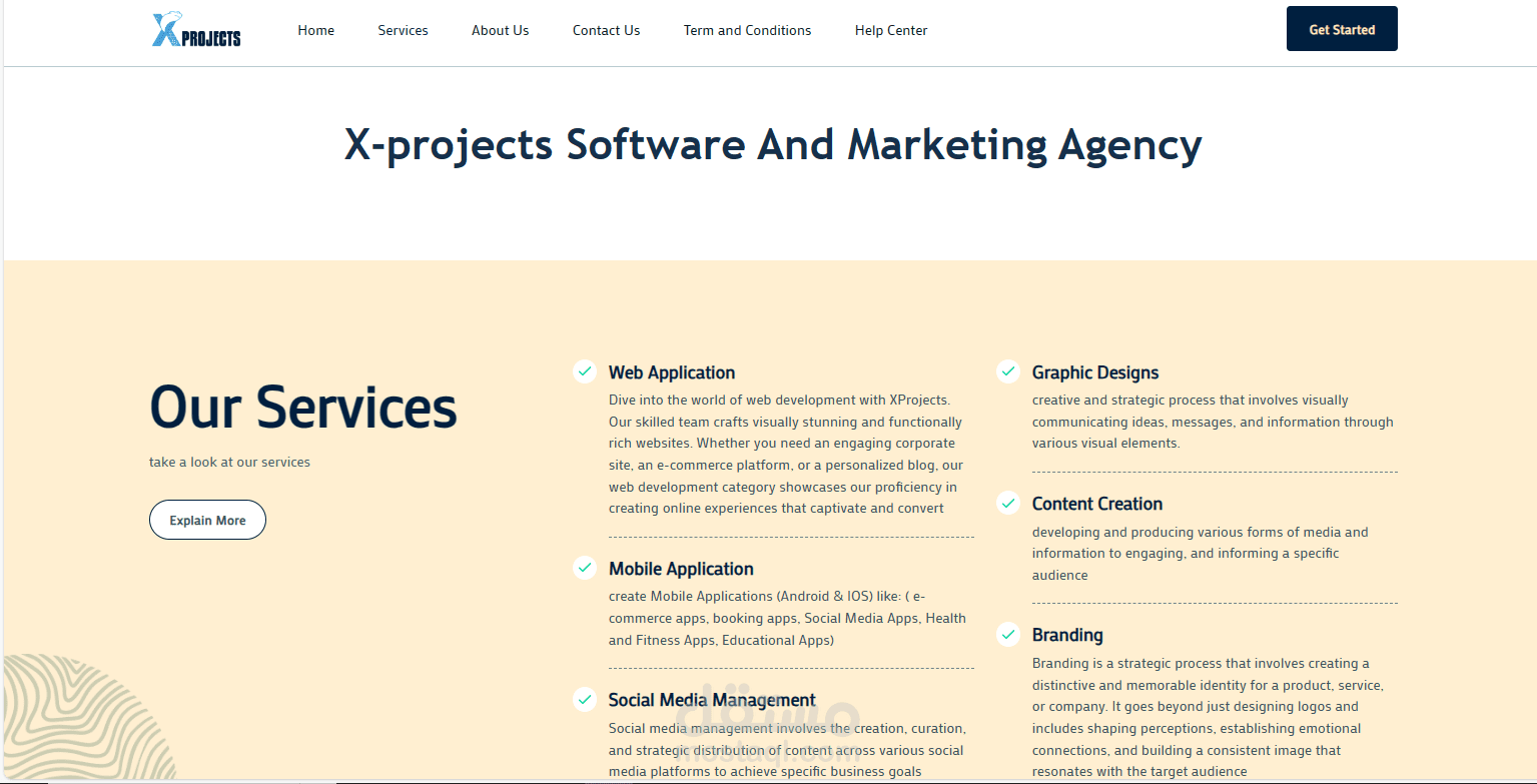X projects | مستقل