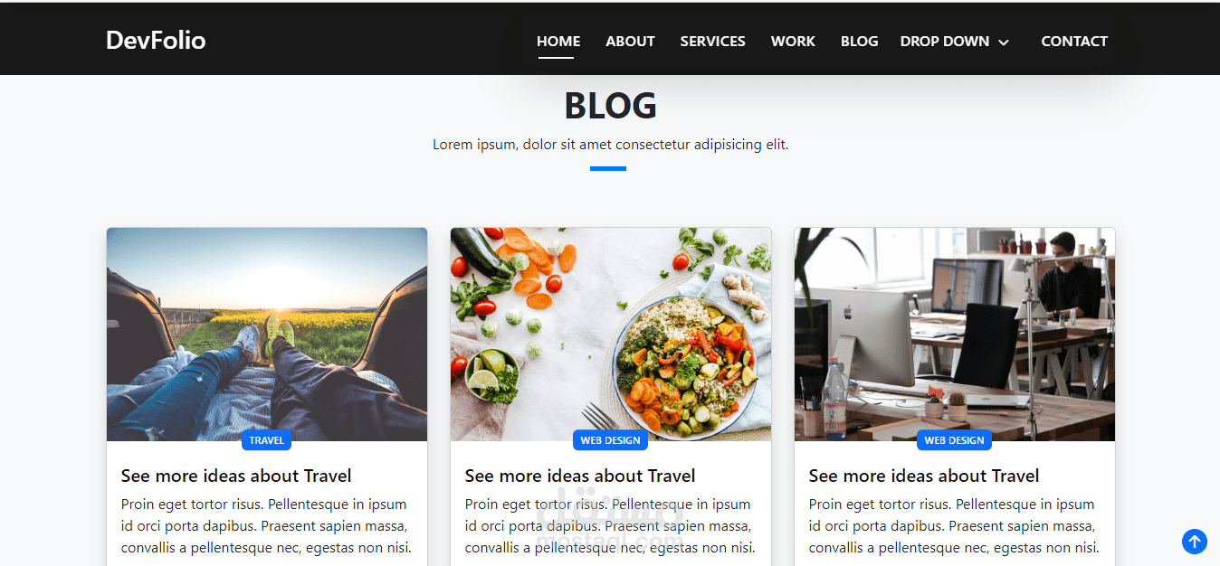 DevFolio Portfolio | مستقل