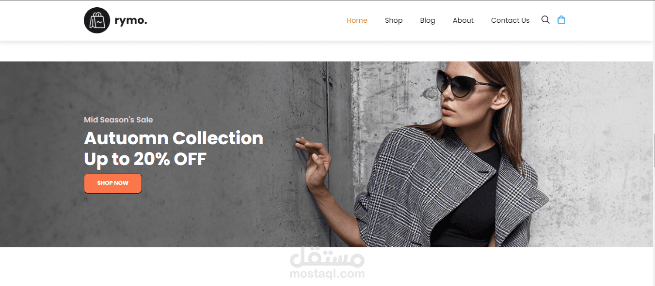E-Commerce Project for Clothing Store | مستقل