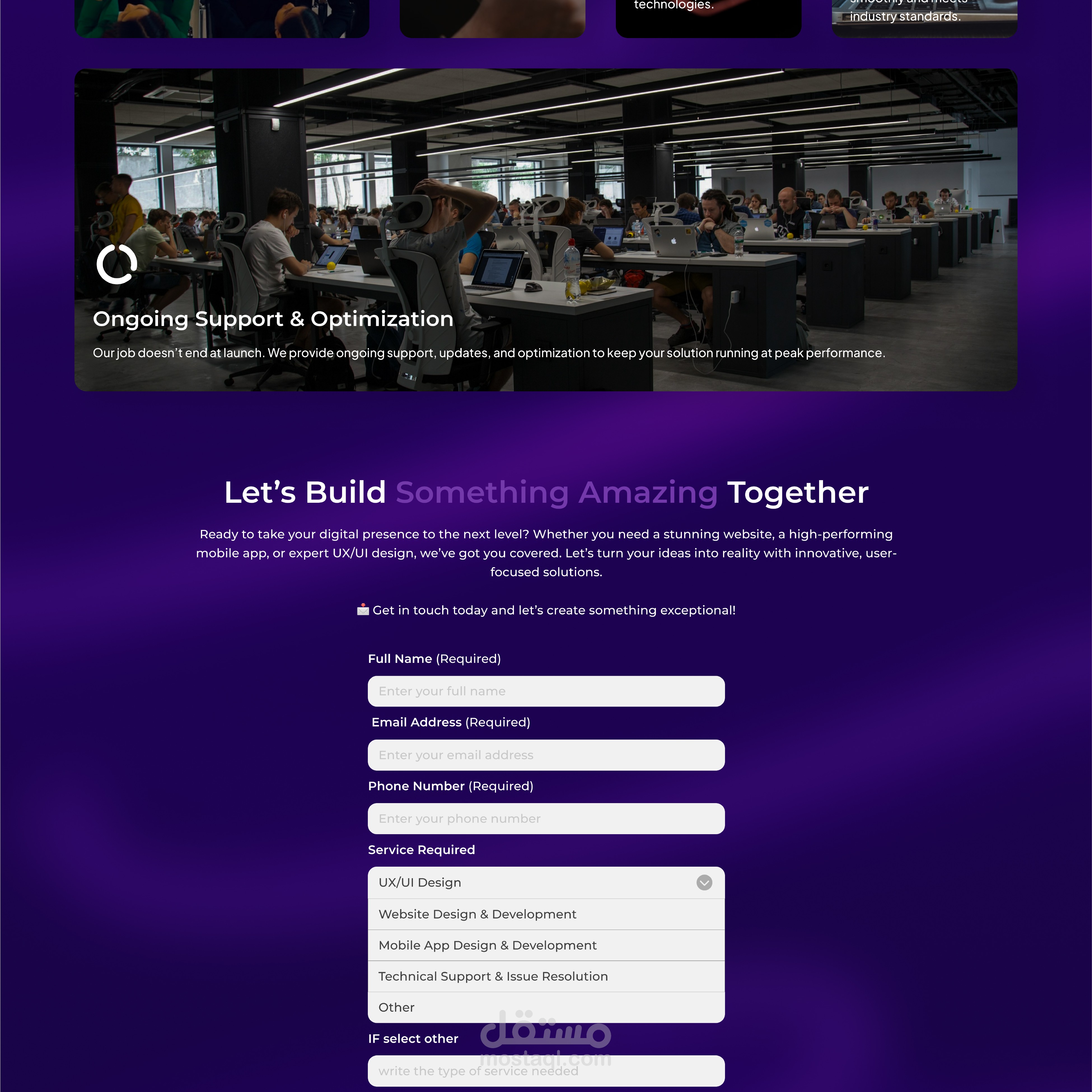 ِA2 Tech Website | design and development | مستقل