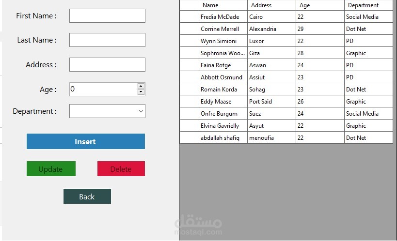 Examination System (ITI) | مستقل