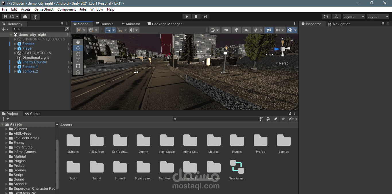 لعبة First Person Shooter | مستقل