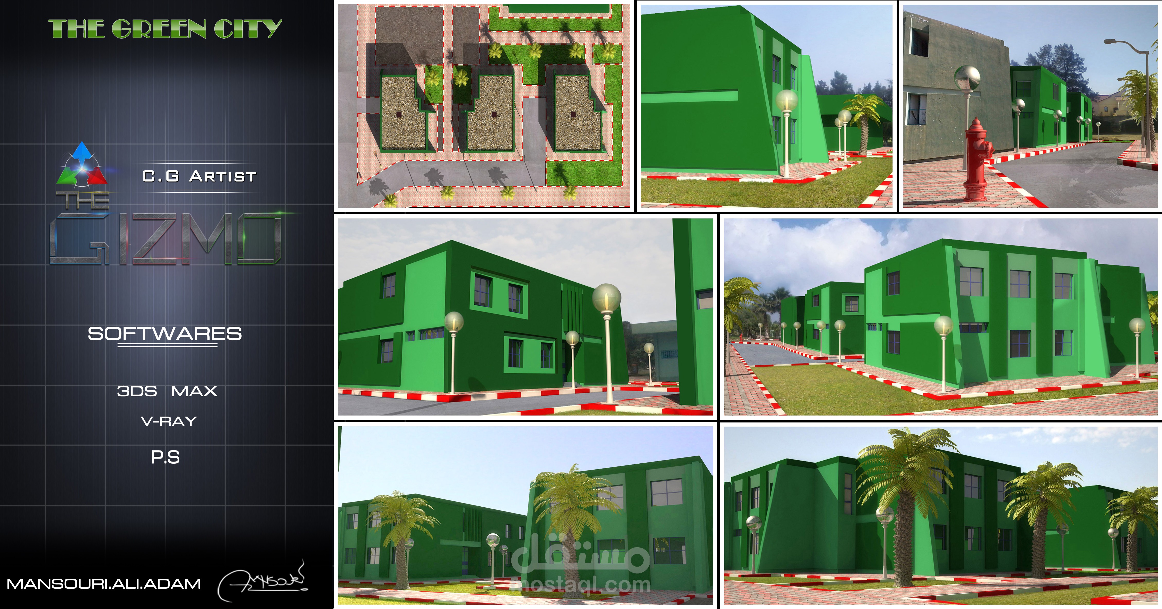 3d modeling/texturing /rendering/post production | مستقل 3d modeling/texturing /rendering/post production | مستقل