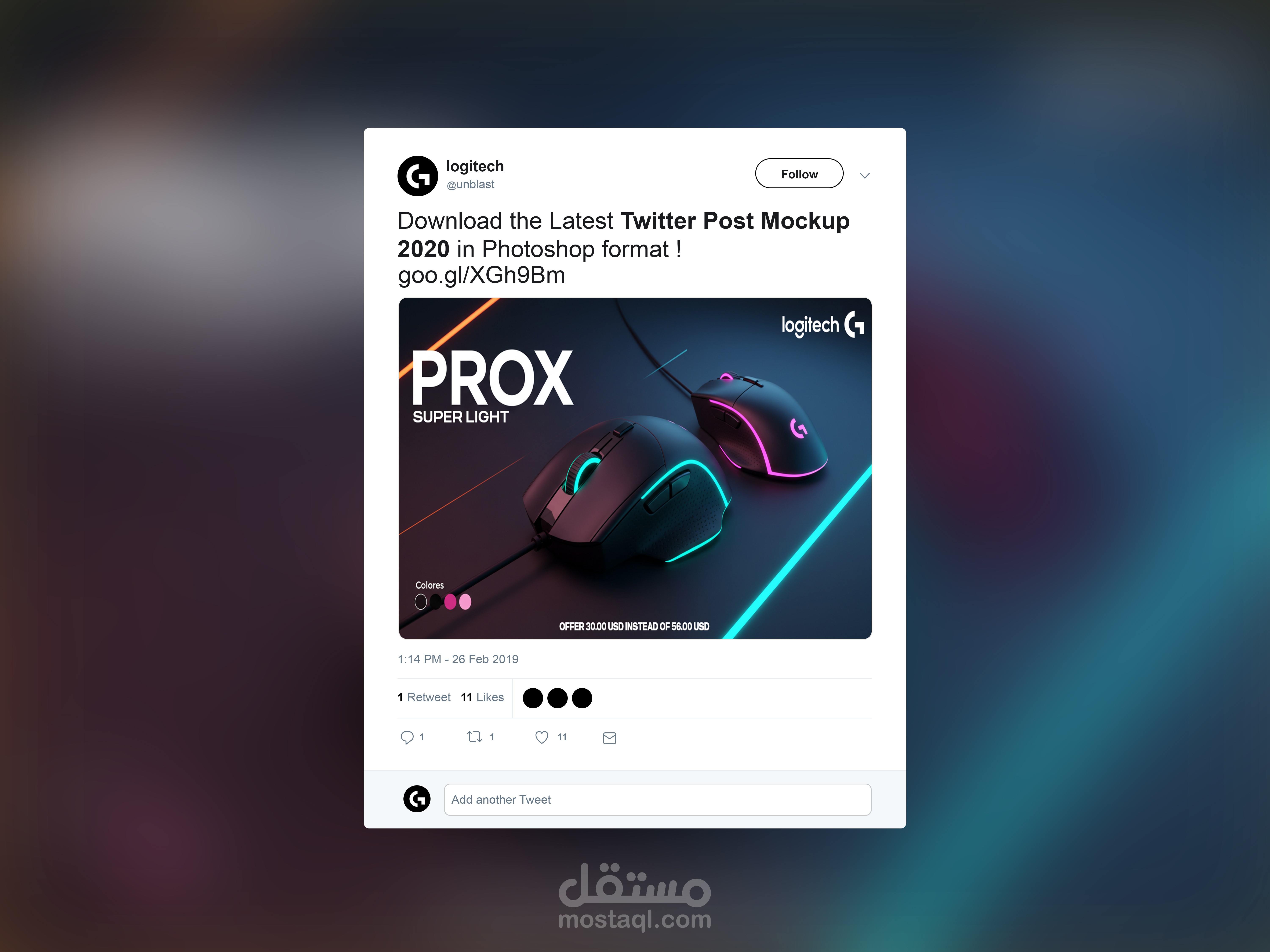 Logitech Social Media Design | مستقل