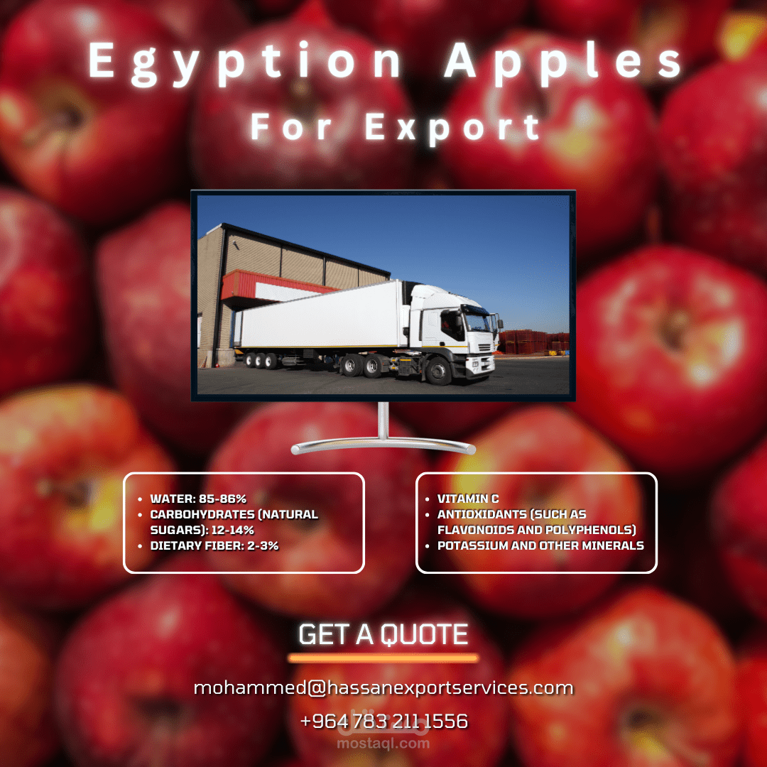 Instagram Post For Exporting Egyption Apples | مستقل