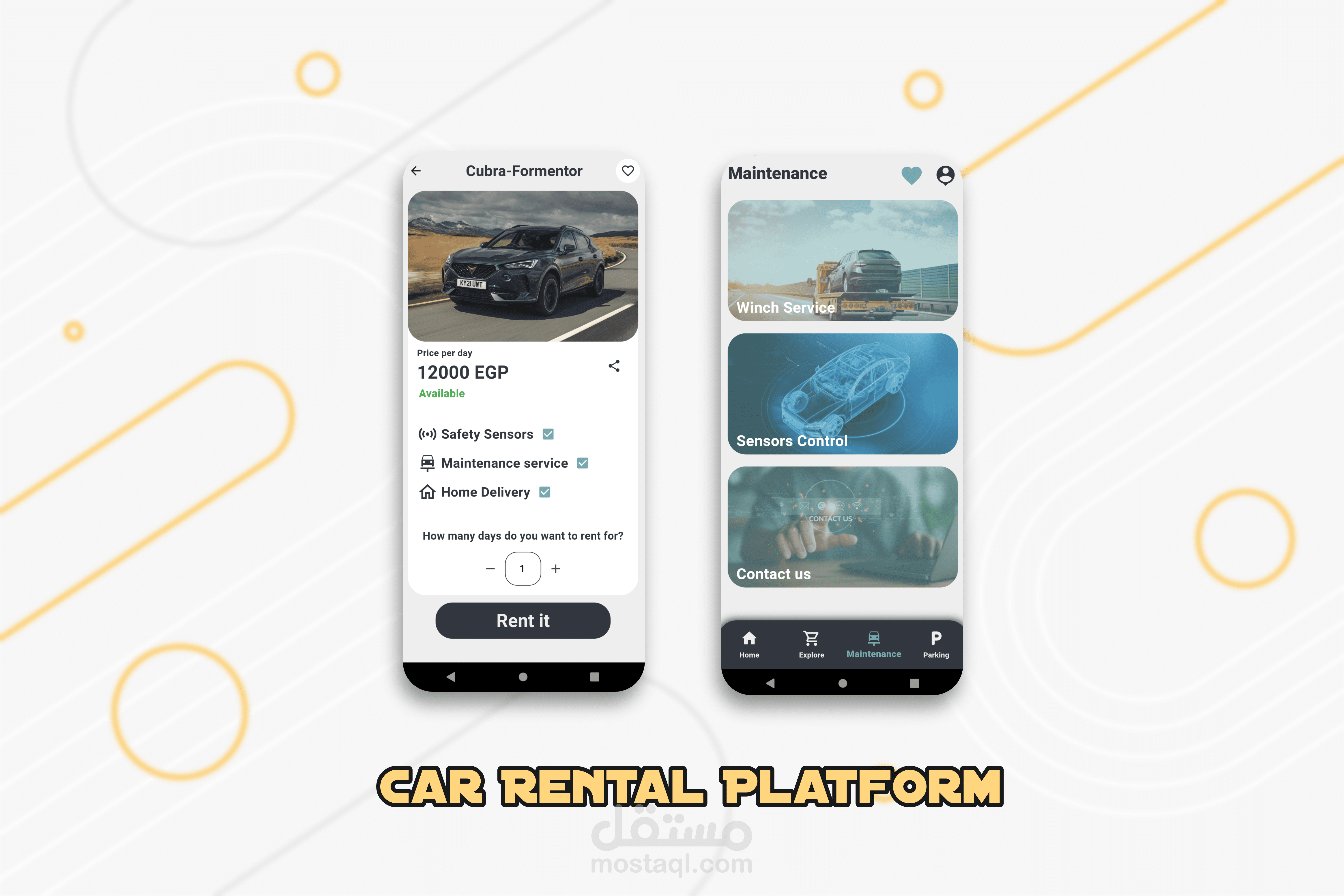 Car Rental Platform | مستقل
