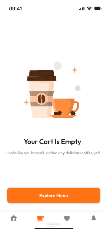 The Coffee Shop Application - تطبيق مقهى | مستقل
