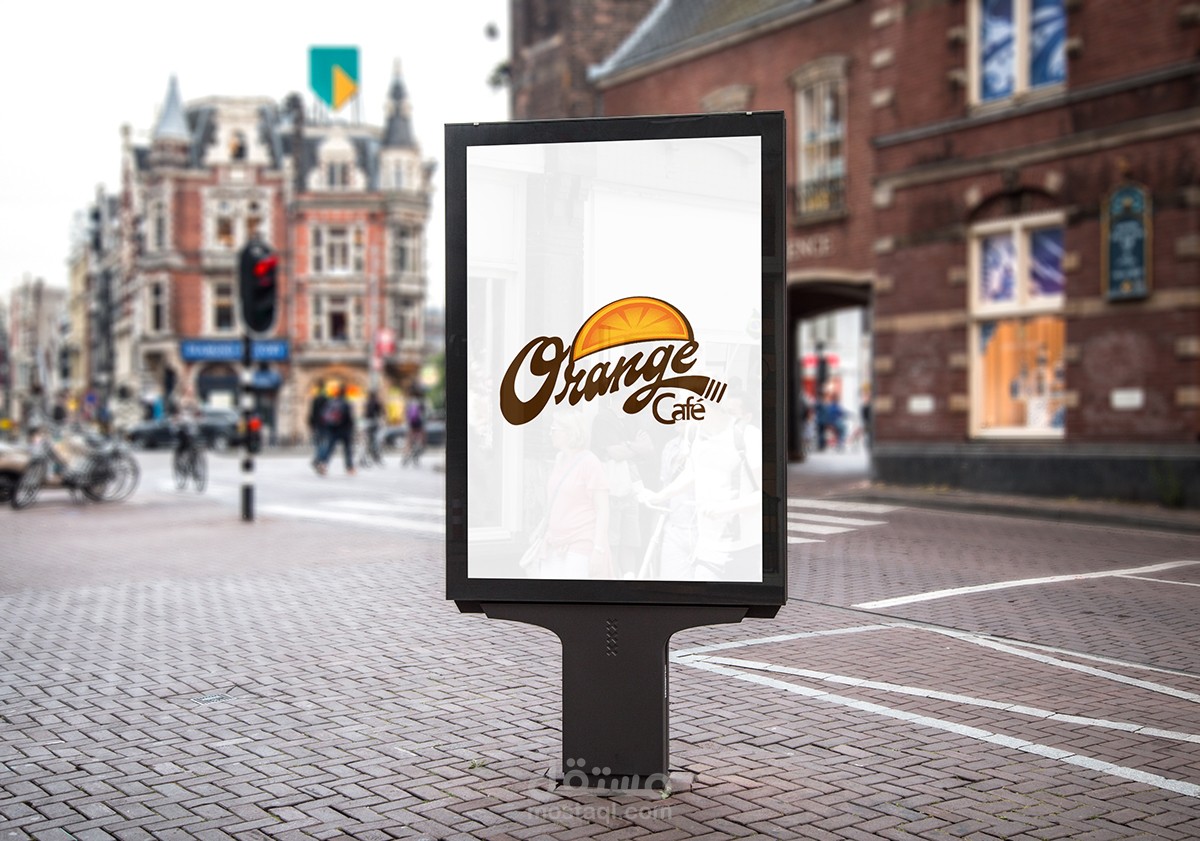 orange cafe logo | مستقل