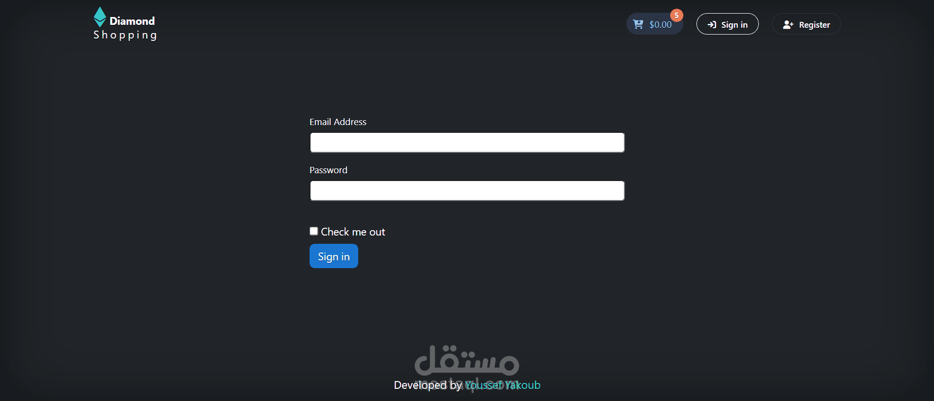 e commerce site | مستقل