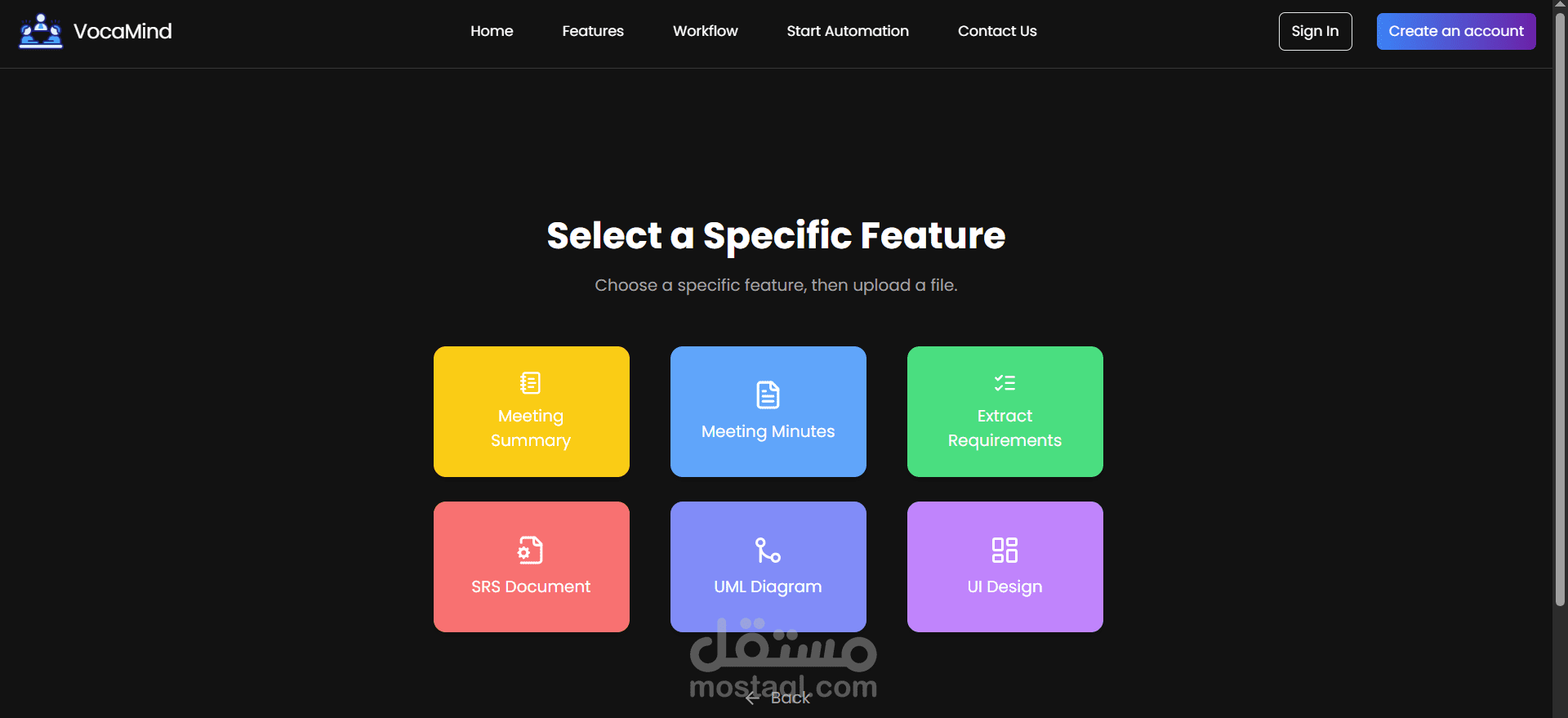 AI Powered Meeting Assistant Frontend | مستقل
