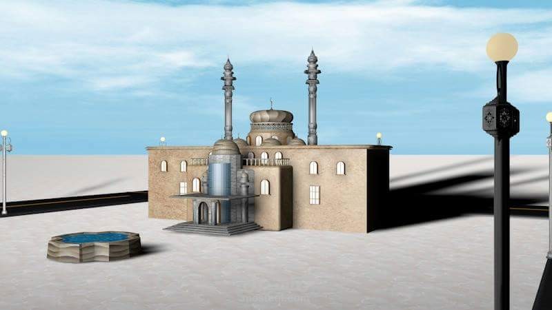 تصميم مسجد 3D | مستقل