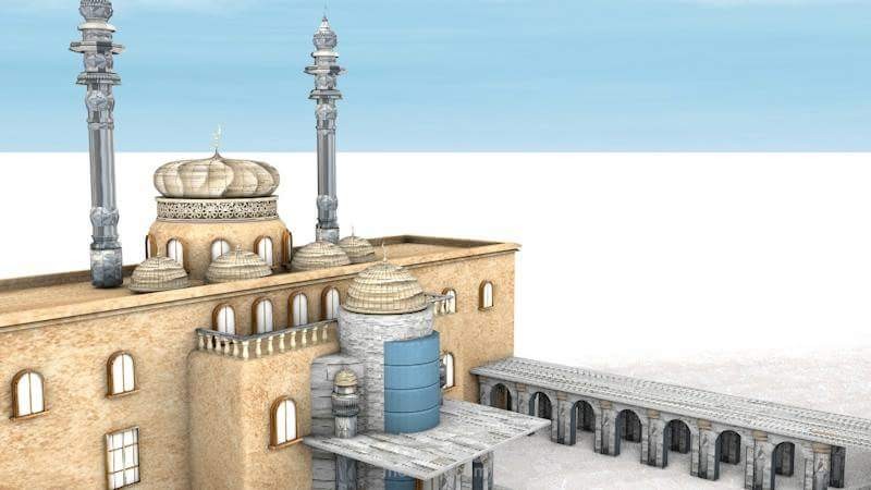 تصميم مسجد 3D | مستقل