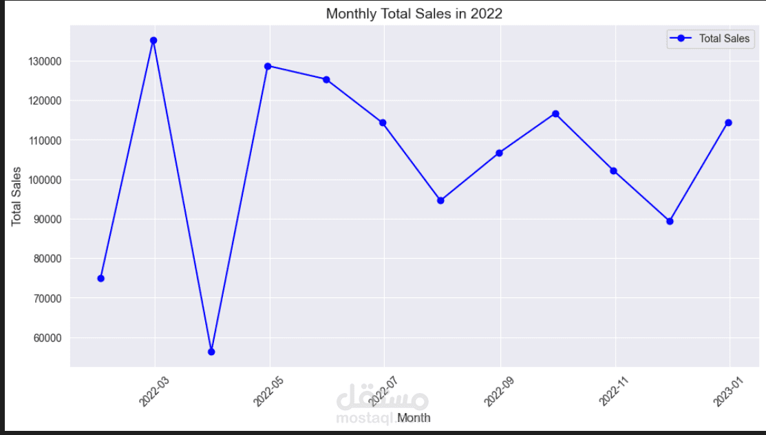 Project Title Sales Data Visualization With Matplotlib And Seaborn مستقل