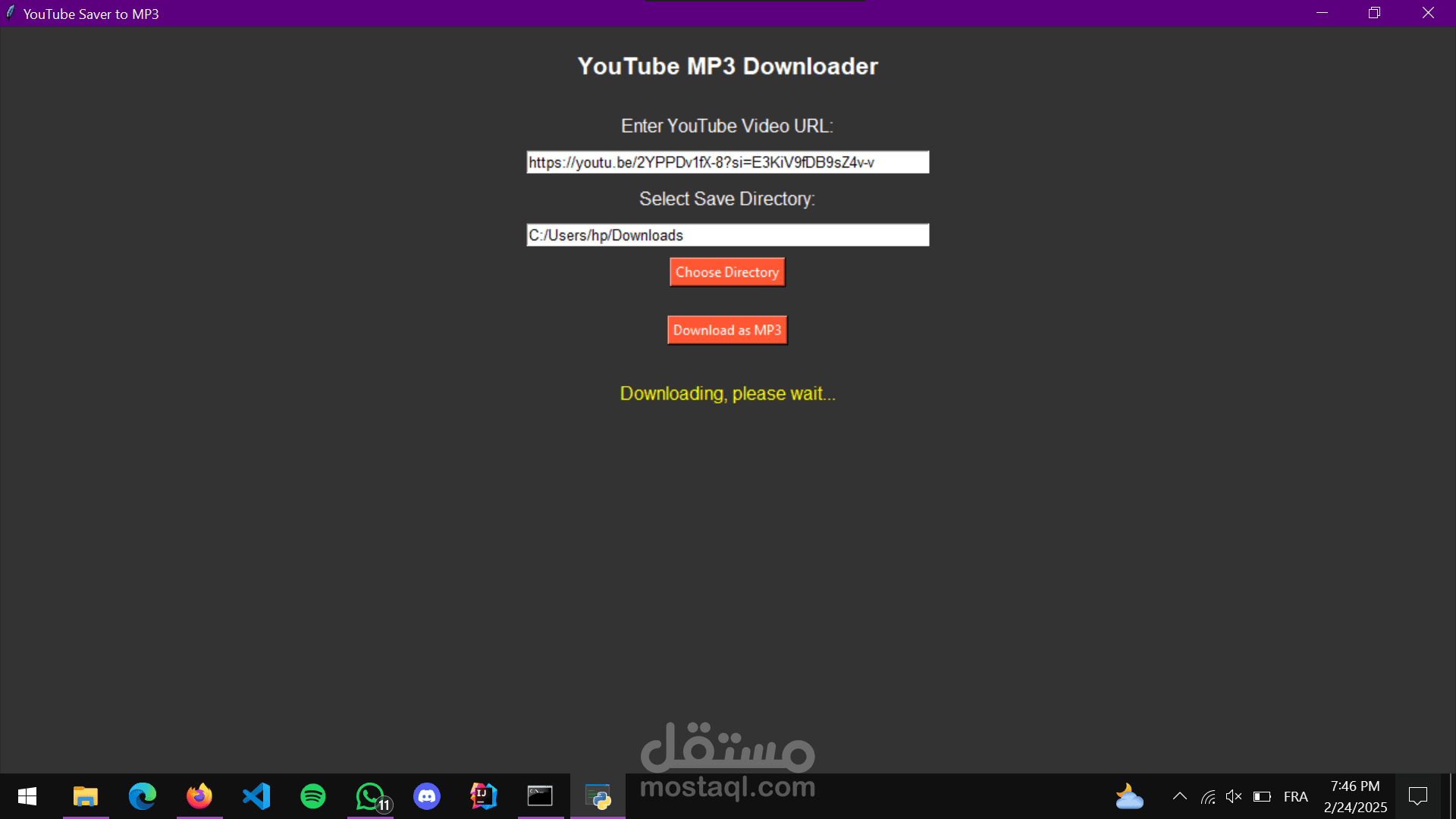 pytube downloader | مستقل
