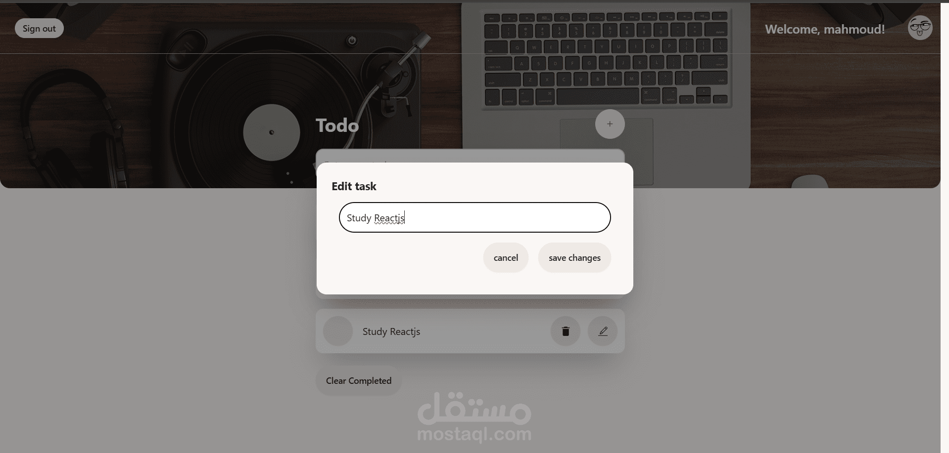 Mern Stack Todolist | مستقل