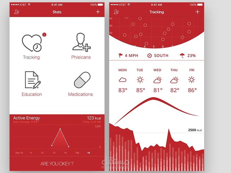 Medical stats app | مستقل