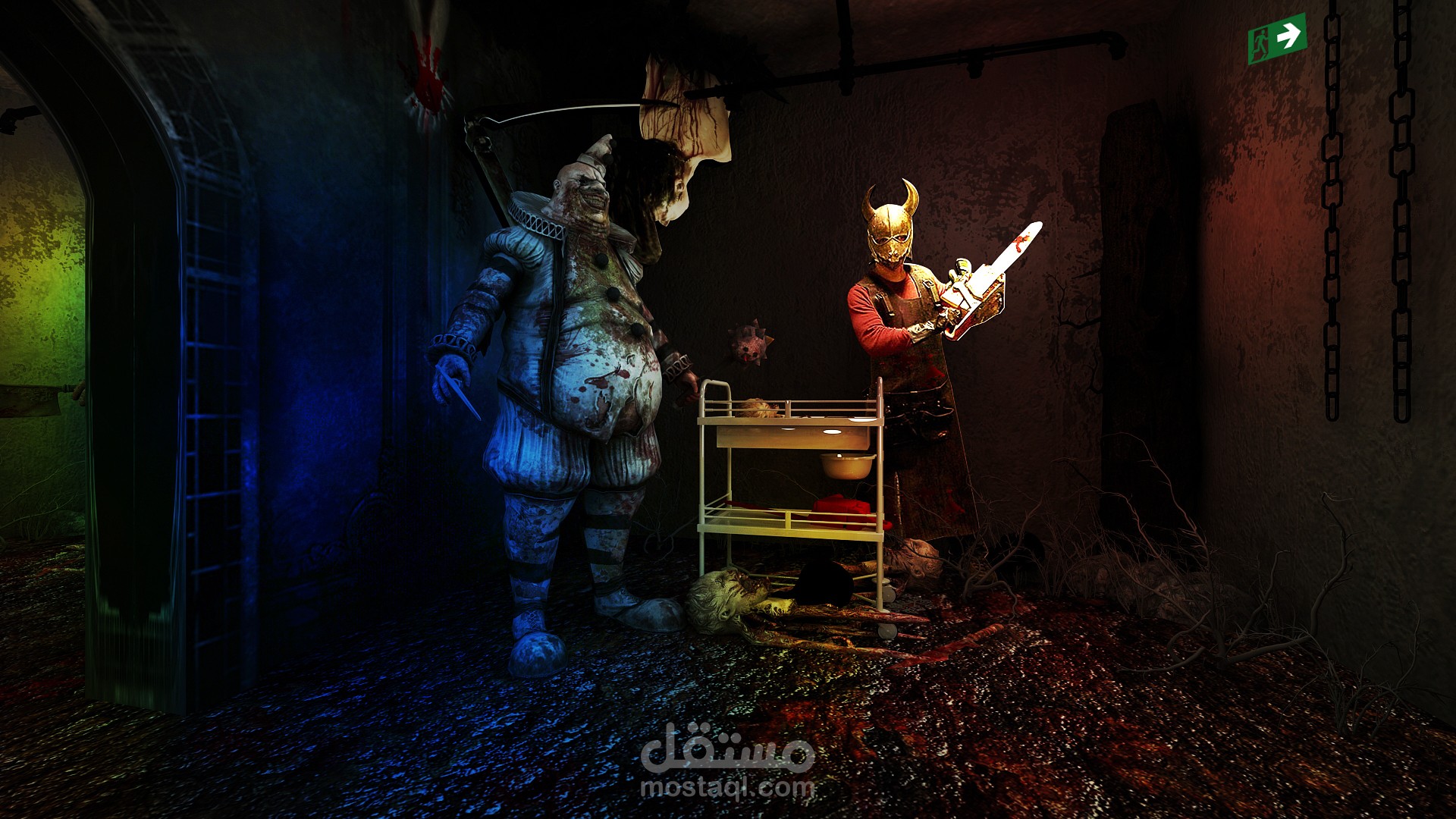 Design Proposal for Halloween maze in motiongate | مستقل