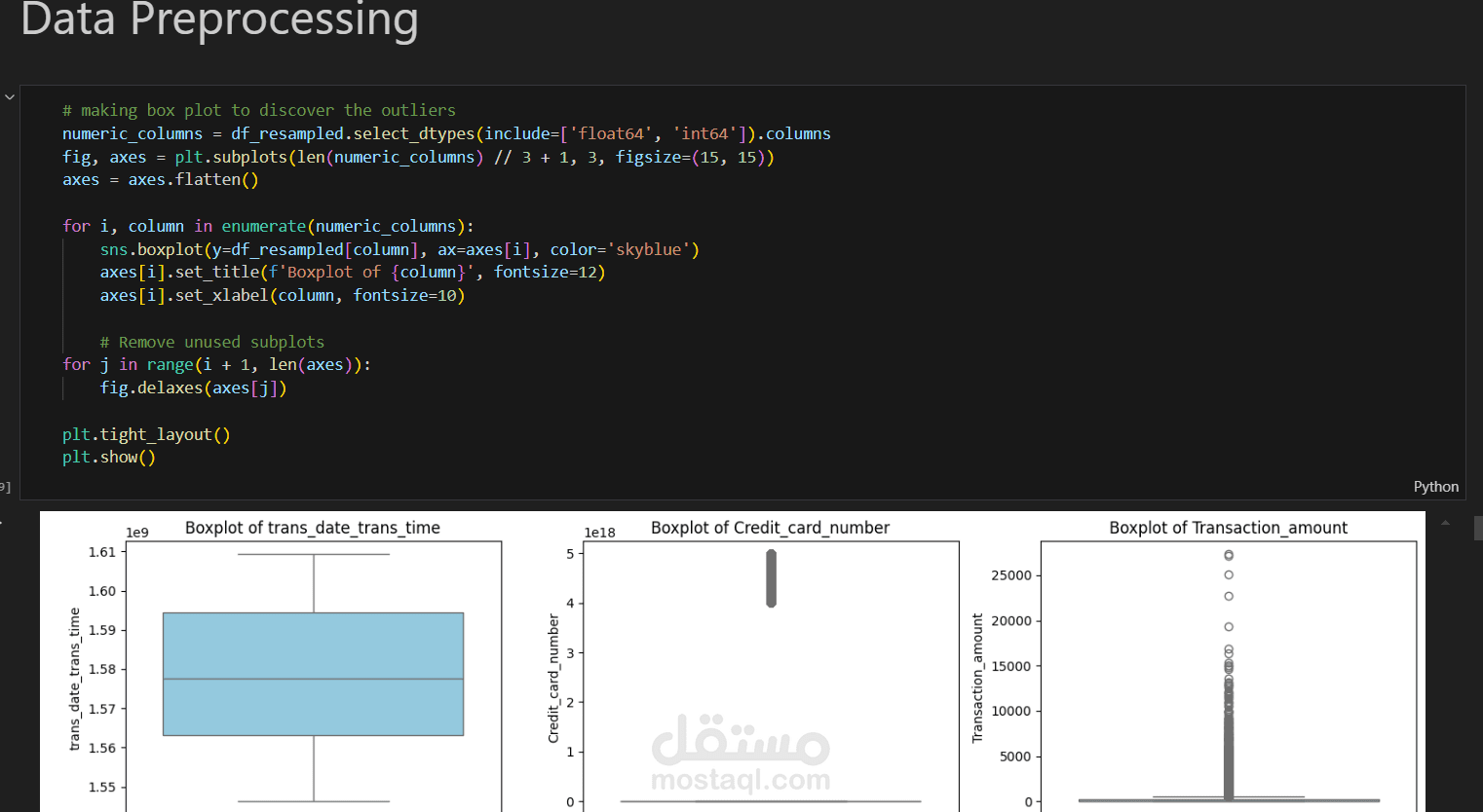 Data Cleaning & preprocessing | مستقل