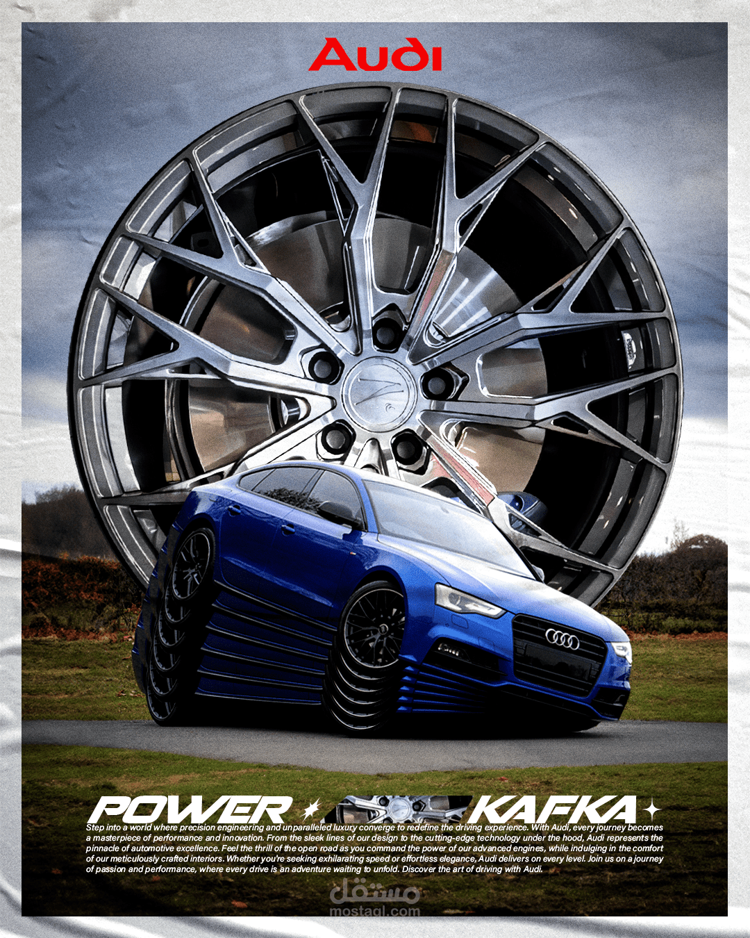 Audi car poster | مستقل
