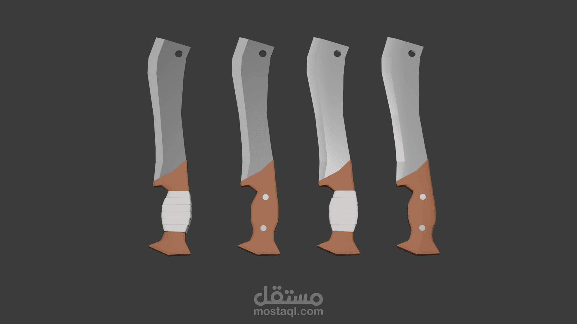 machate low poly for games | مستقل