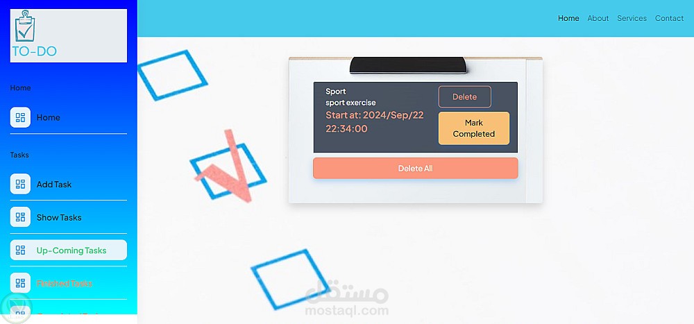 TO-DO List Web App | مستقل