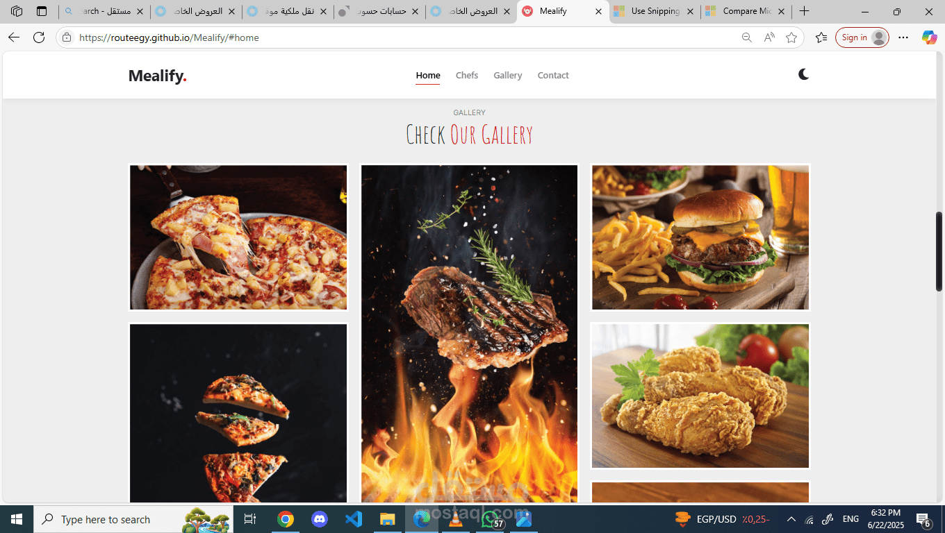 mealify | مستقل