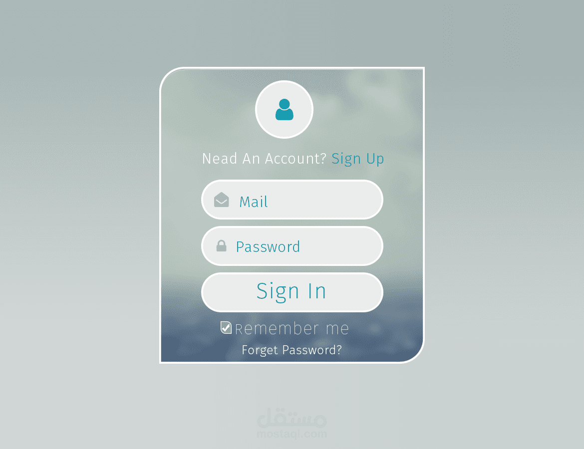 Pixel | Login Form | مستقل