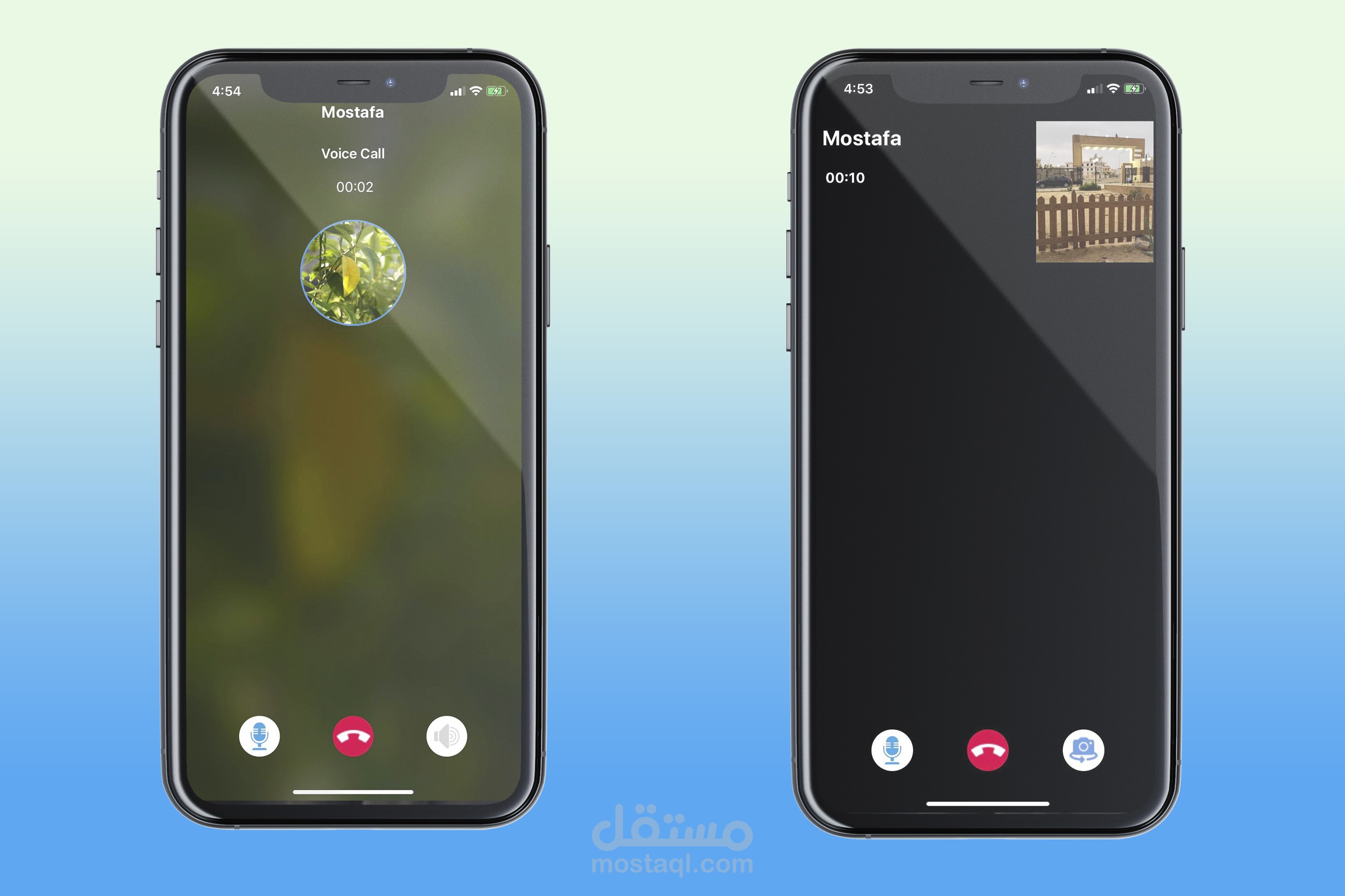 Plax - iOS Chat App with Voice/Video Calls | مستقل