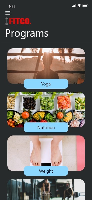 Fitgo fitness app | مستقل