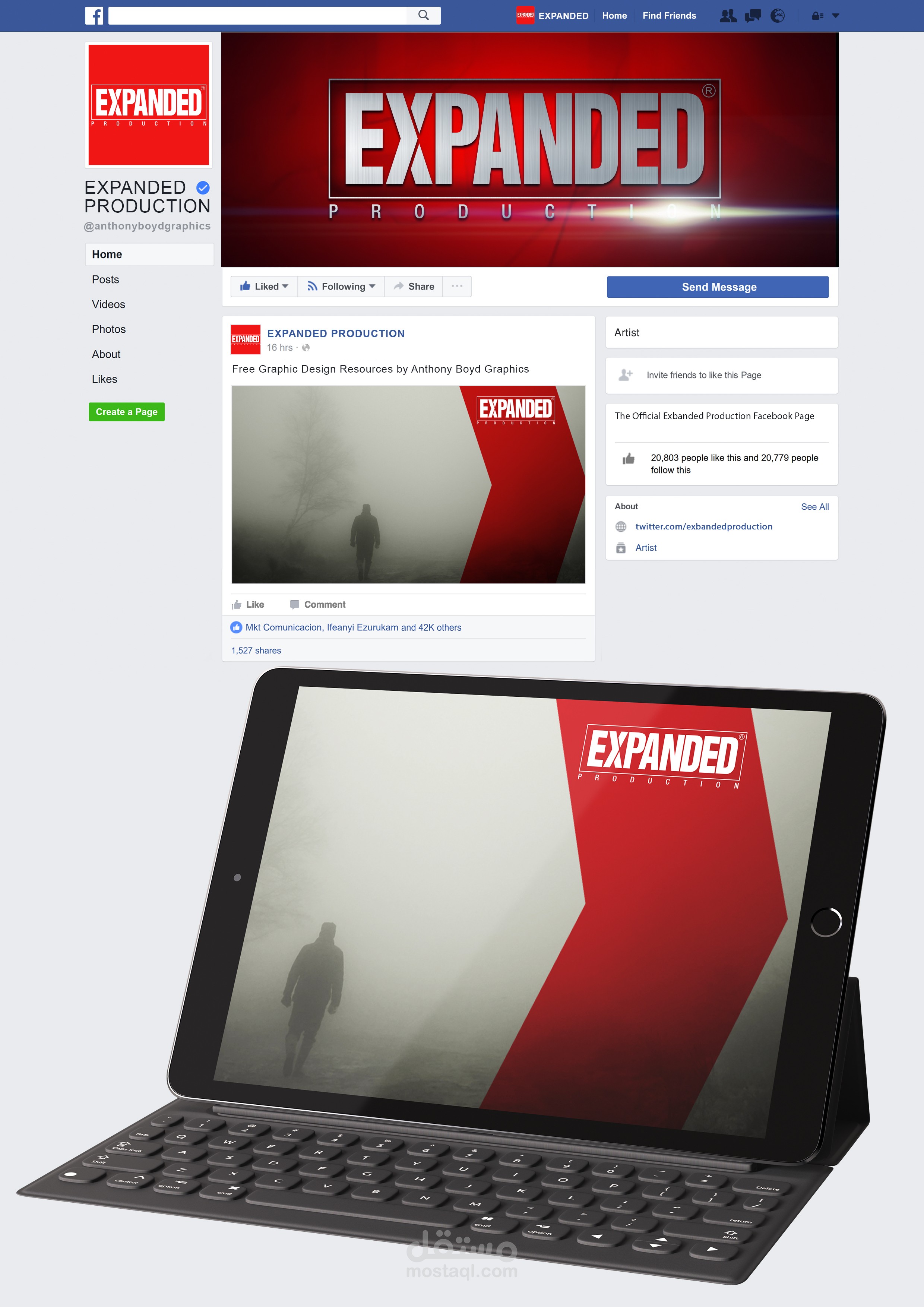 تصميم لشركة Expanded Production | مستقل