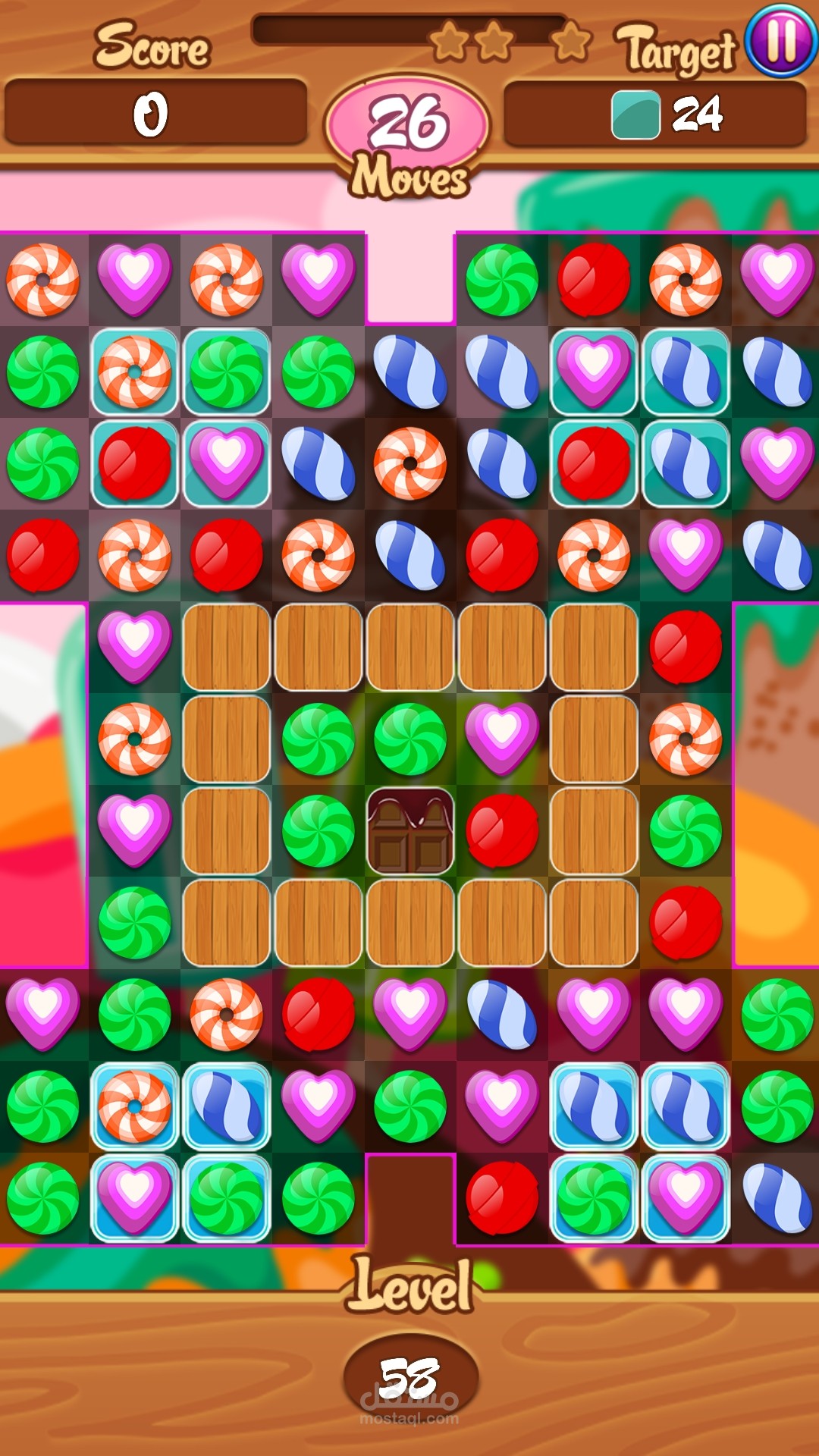 لعبة Candy Clash لاجهزة الاندرويد | مستقل