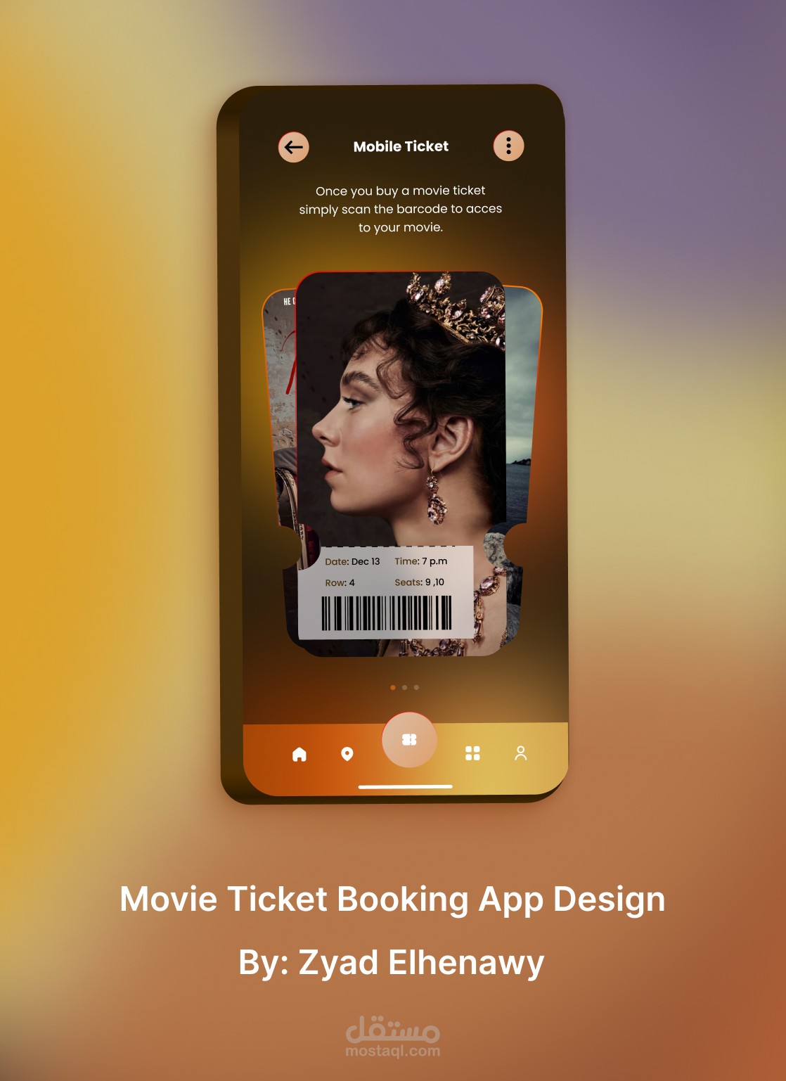 Movie Ticket Booking App Design | مستقل