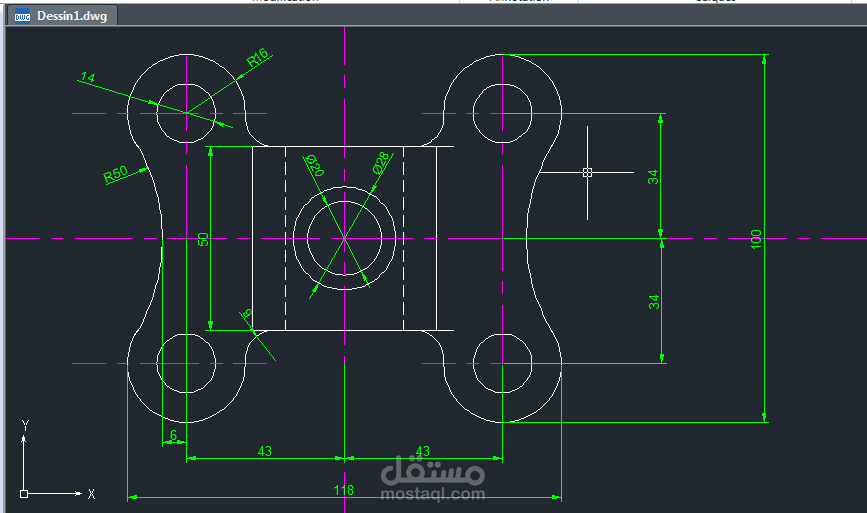 Dessin AutoCad 3D et 2D des pieces mecaniques | مستقل