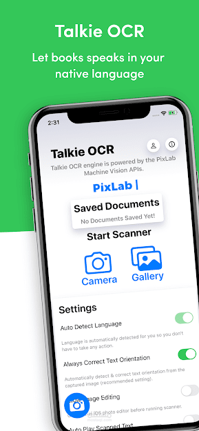 Talkie OCR app for Symisc Systems Company | مستقل