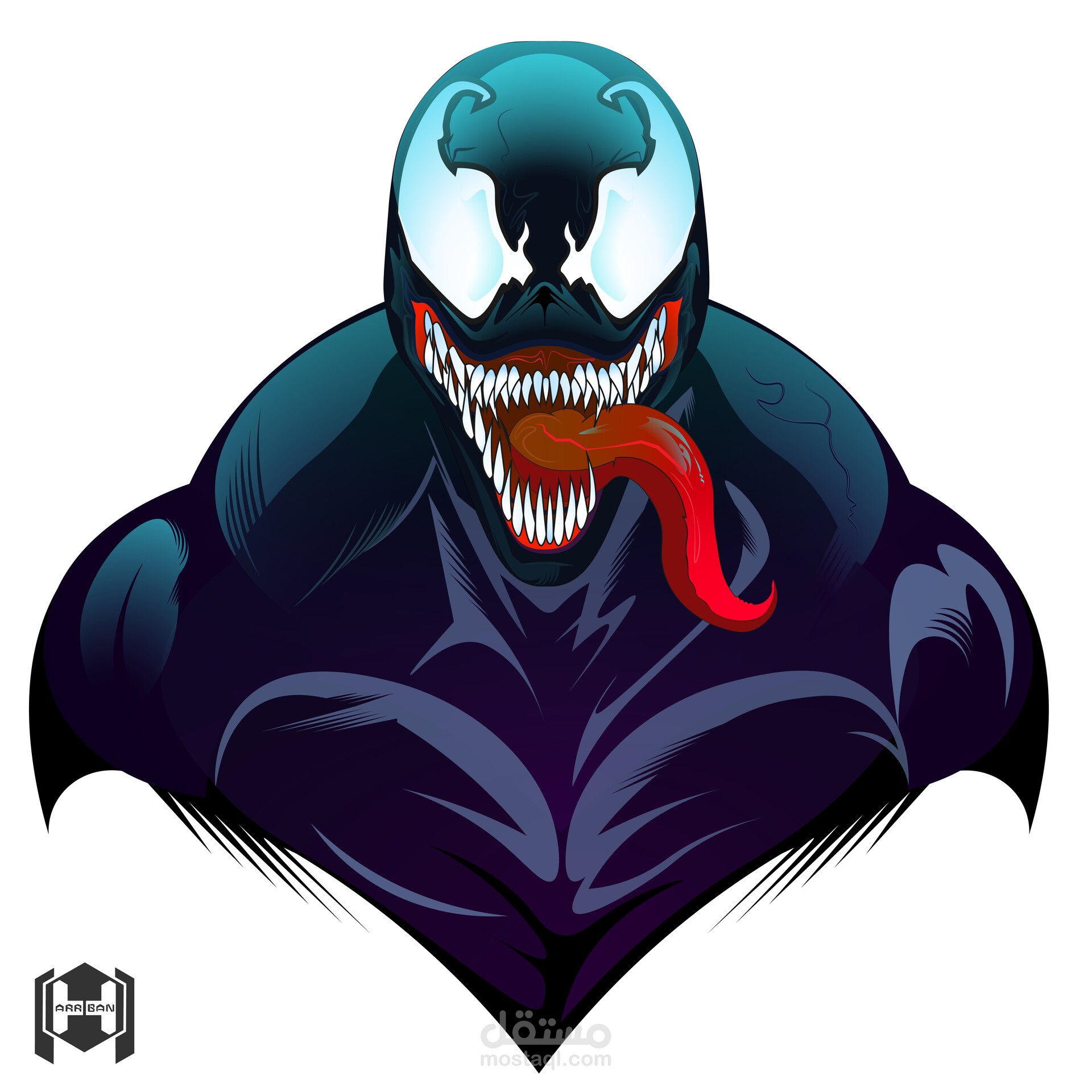 venom art 2D | مستقل