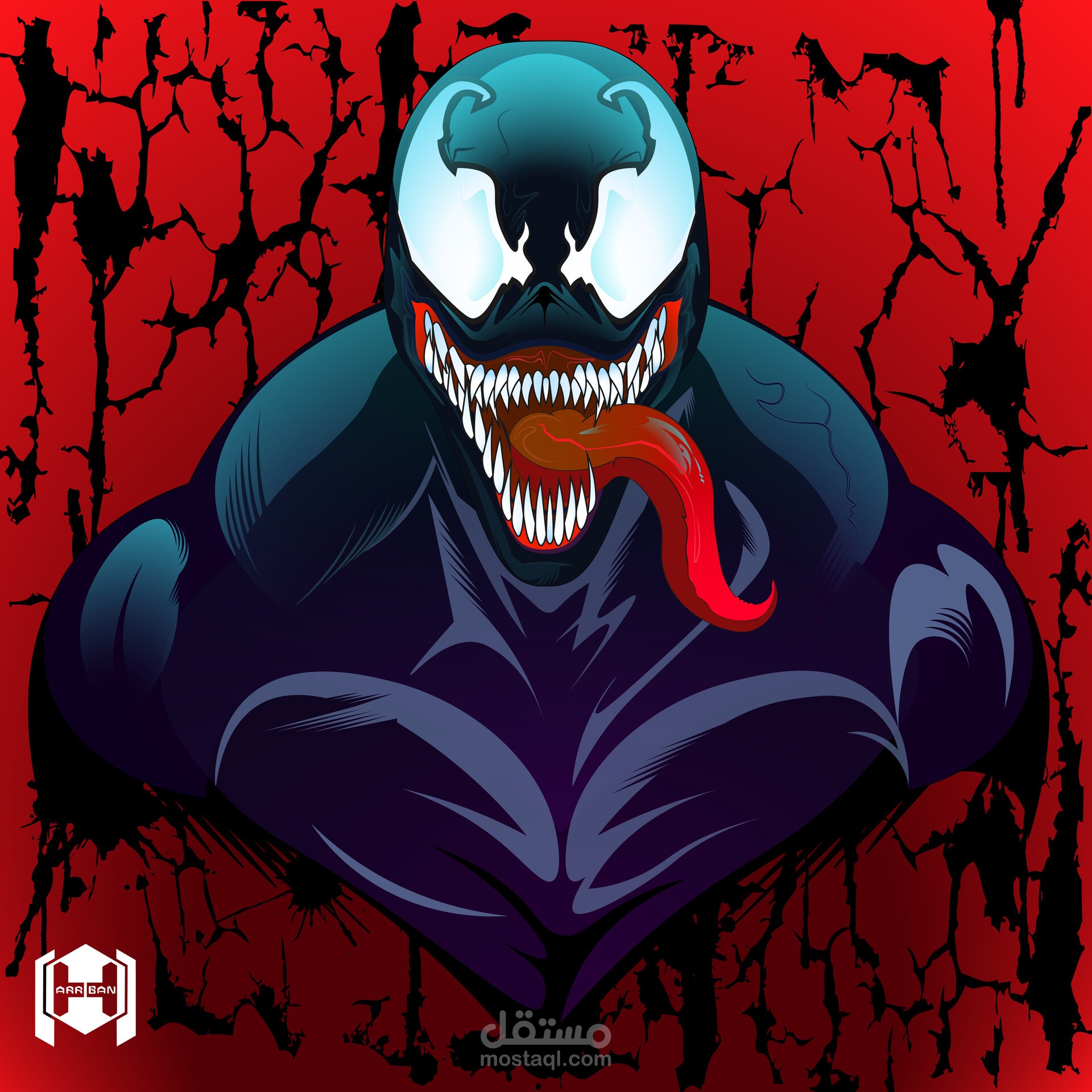 venom art 2D | مستقل