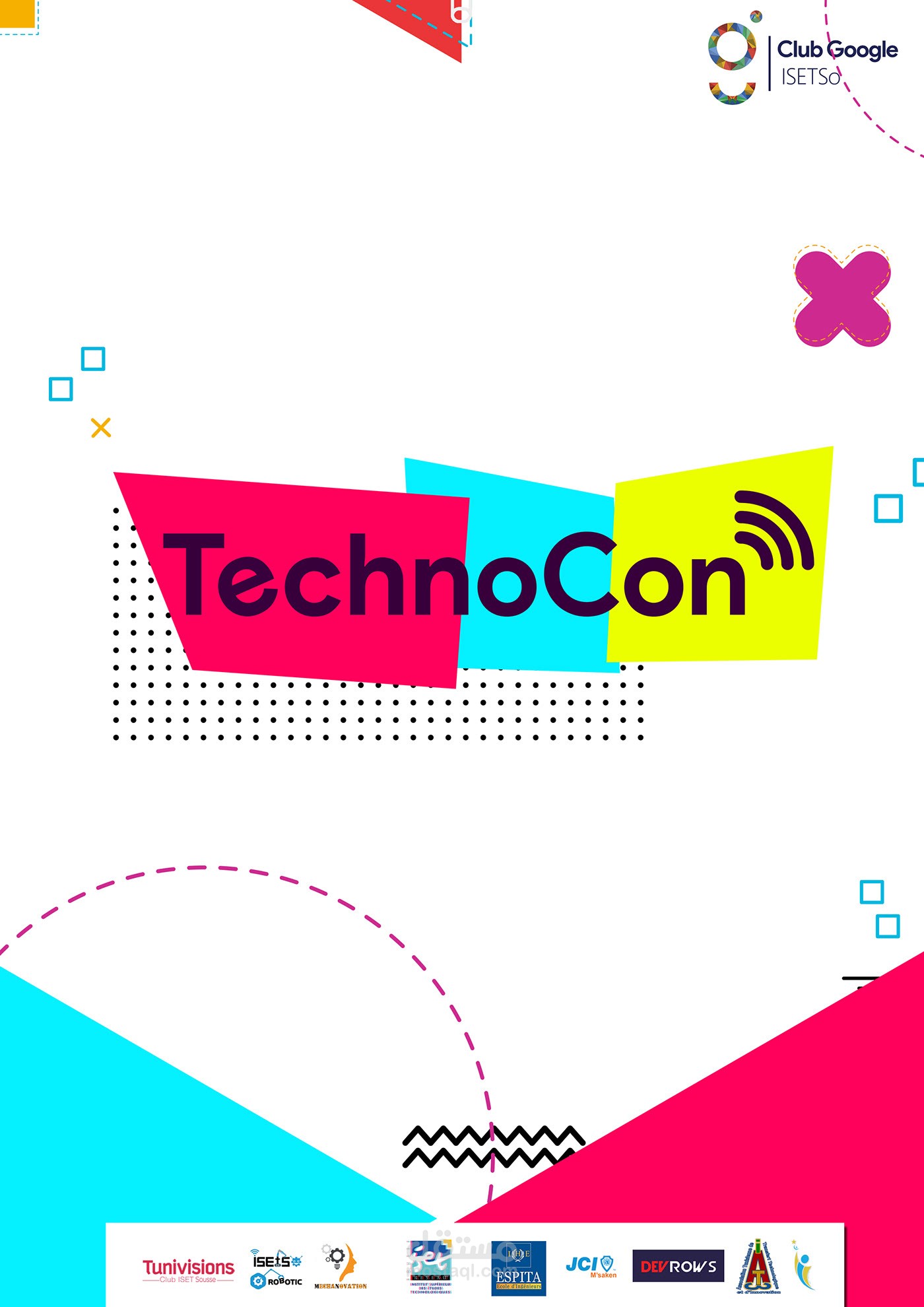 تصميم مشروع TechnoCon | مستقل
